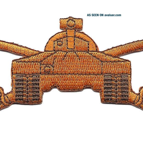 Armored Cavalry Badge Tank And Crossed Sabers Patch | #318727