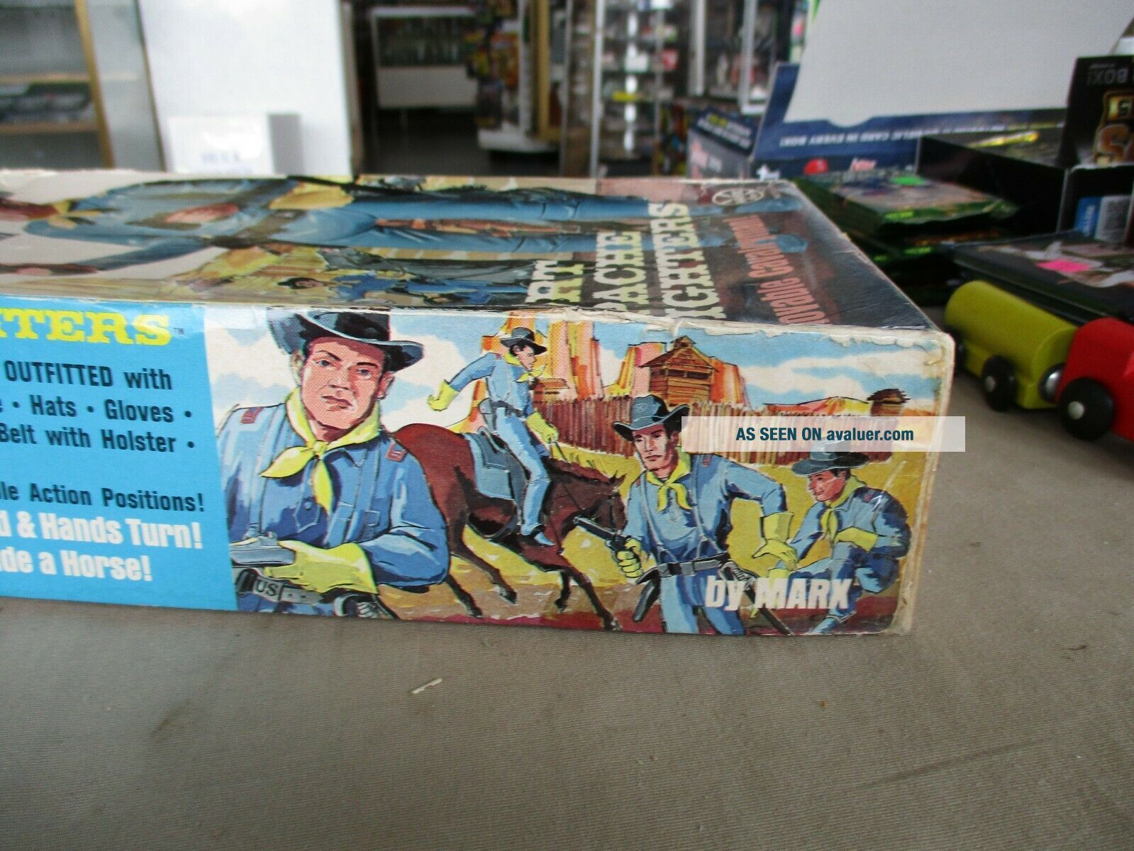 VINTAGE 1967 MARX CAPT. MADDOX FORT APACHE FIGHTERS W/ACCESSORIES AND ...