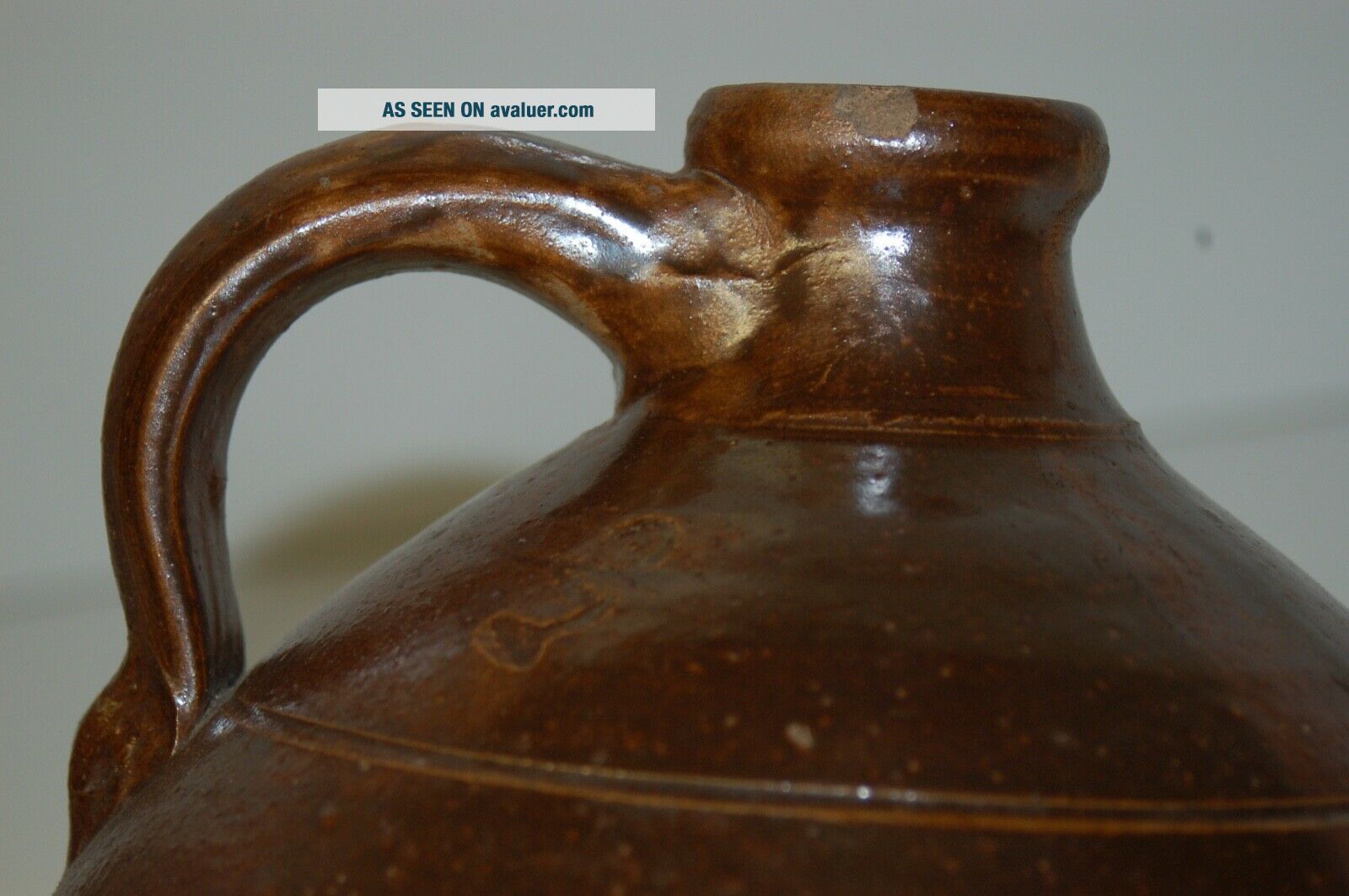 Vintage 14 " 3 Gallon Southern Pottery Stoneware Jug | #333402