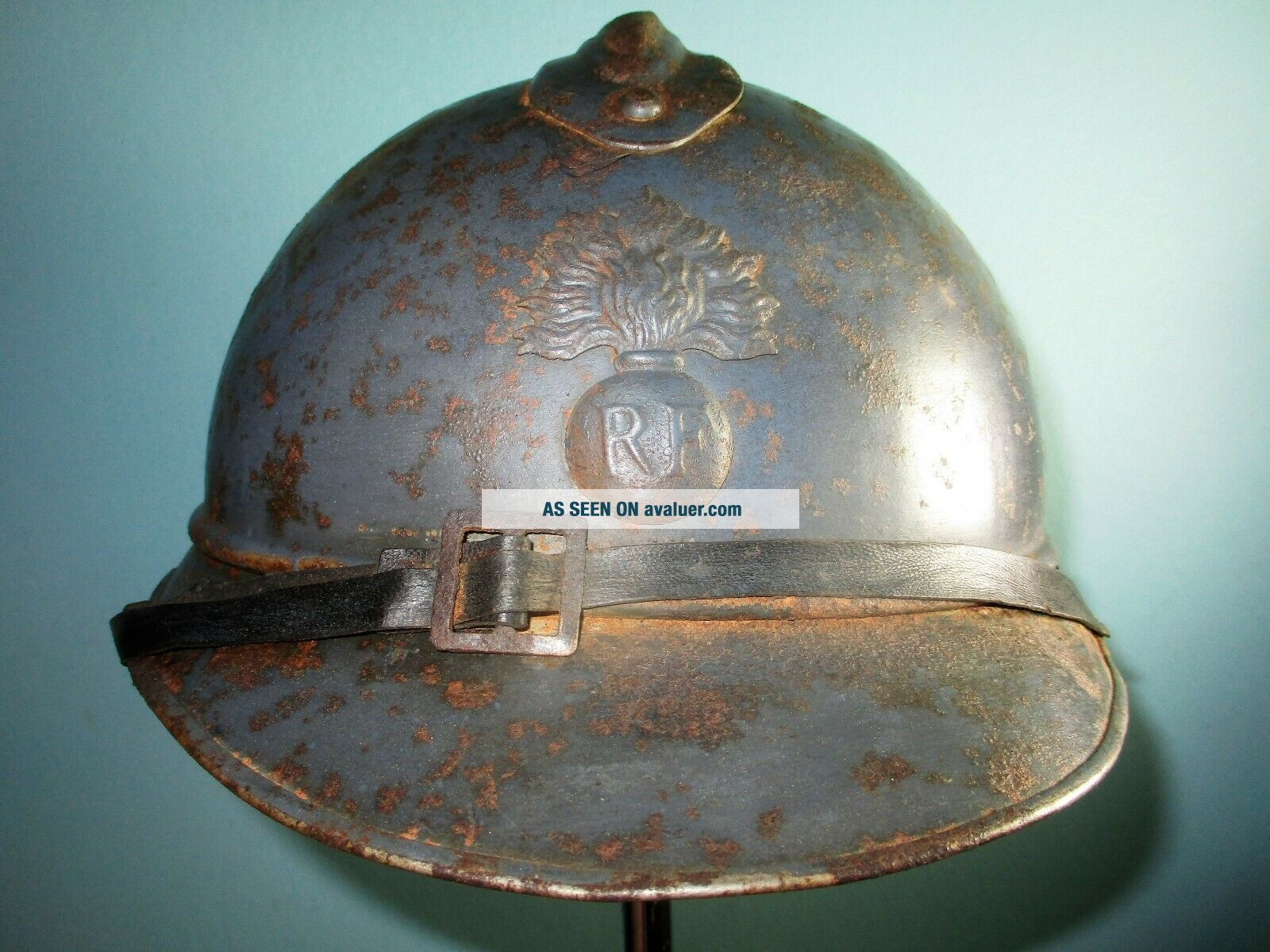Compl Infantry French M15 Adrian WW1 Helmet Casque Stahlhelm Casco Elmo ...