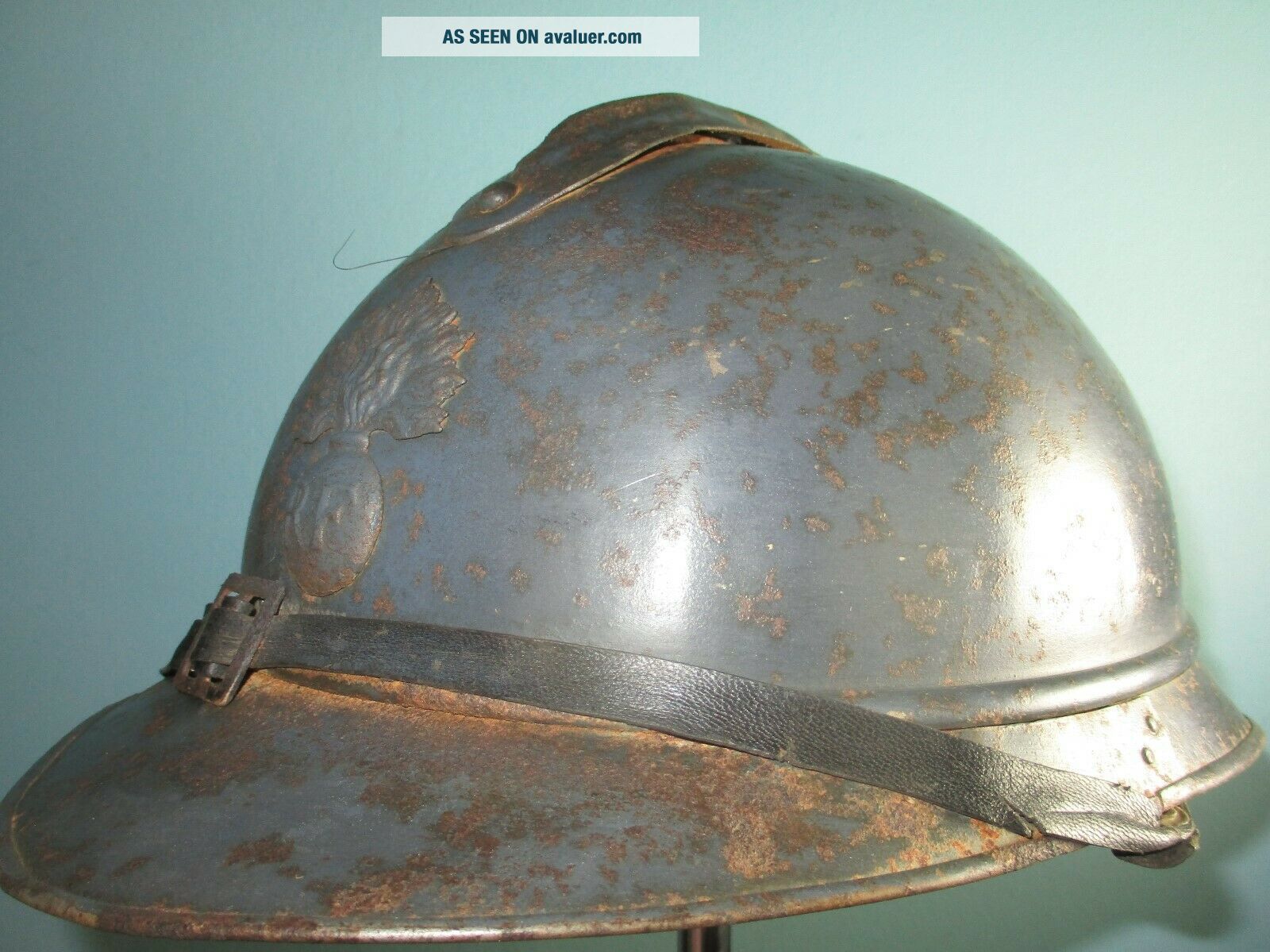 Compl Infantry French M15 Adrian WW1 Helmet Casque Stahlhelm Casco Elmo ...