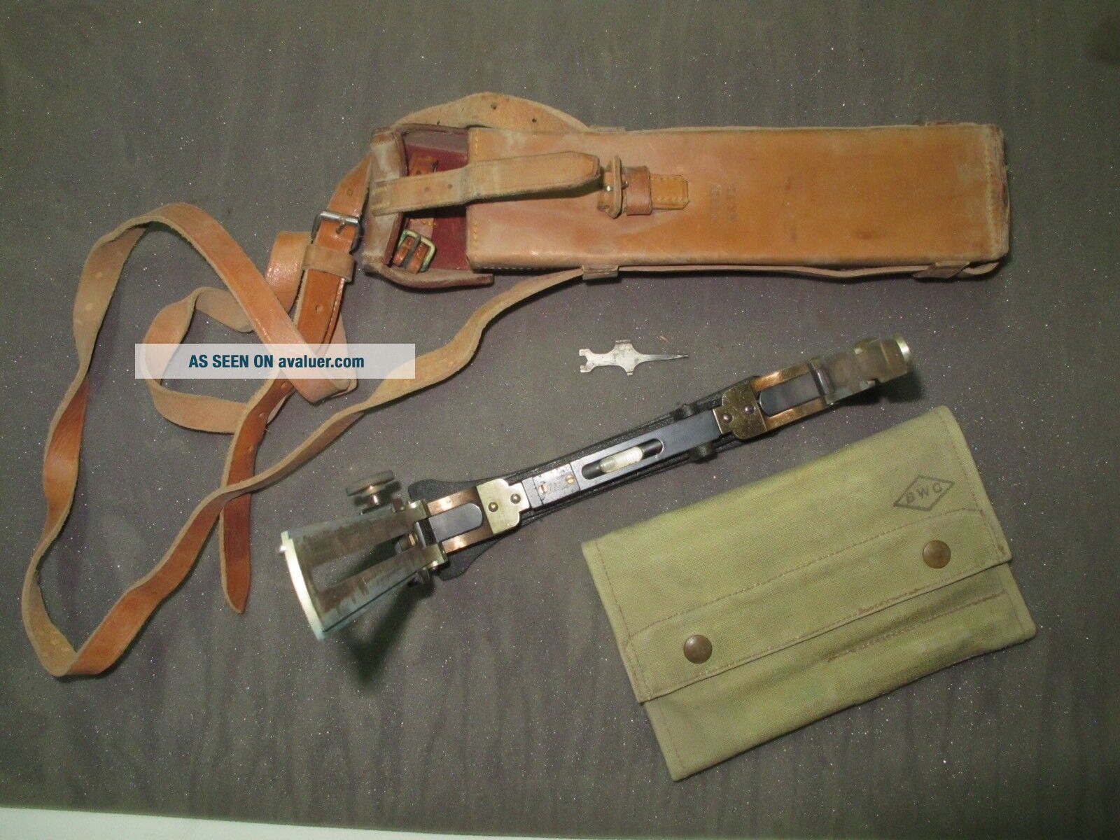 WW2 Royal Engineers Drawing Set BWC MkVI Clinometer Stanley Ruler Map 6 ...