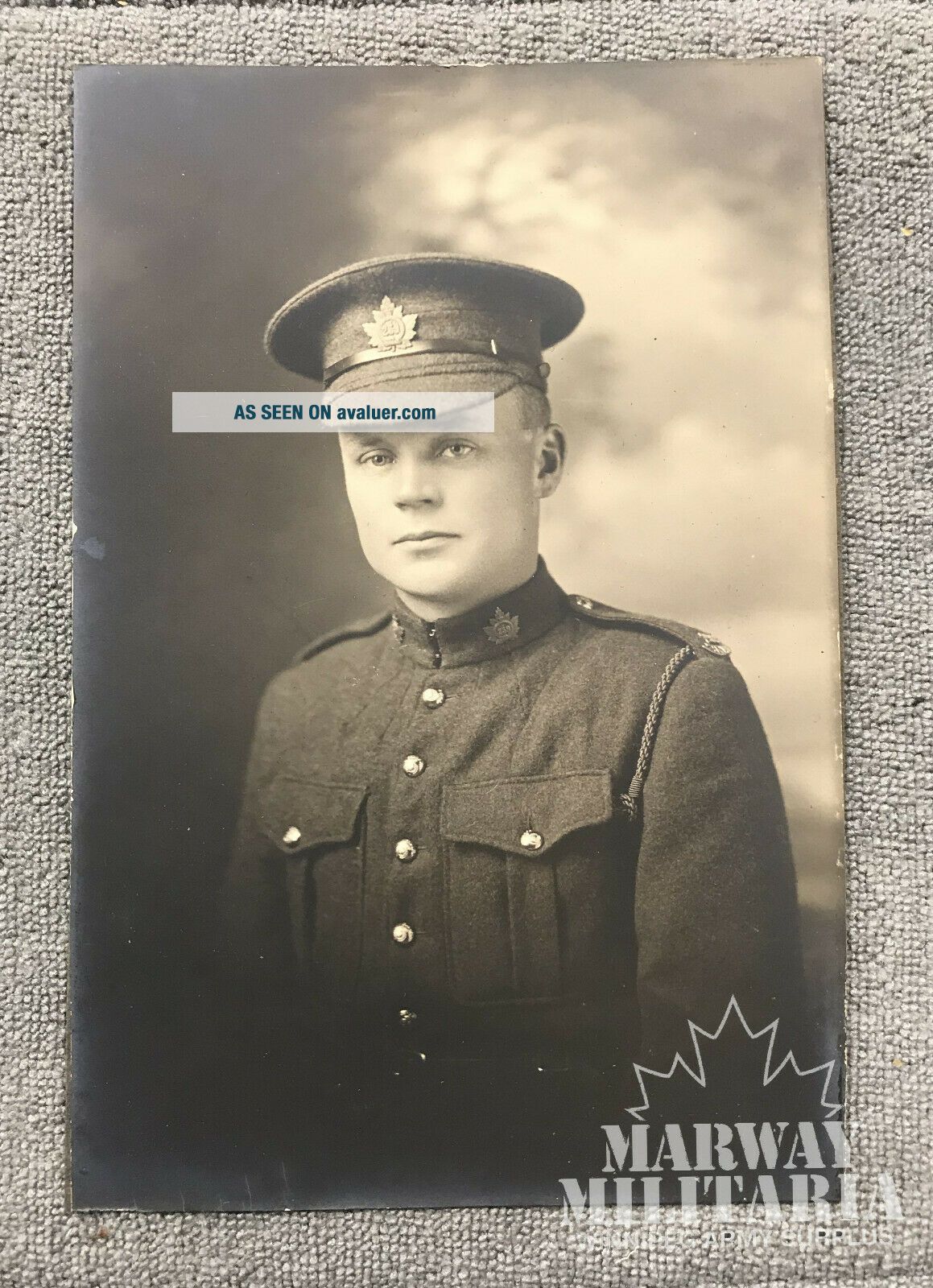 Photograph WW1 CEF 239th Railway Battalion Studio Picture Of Soldier ...