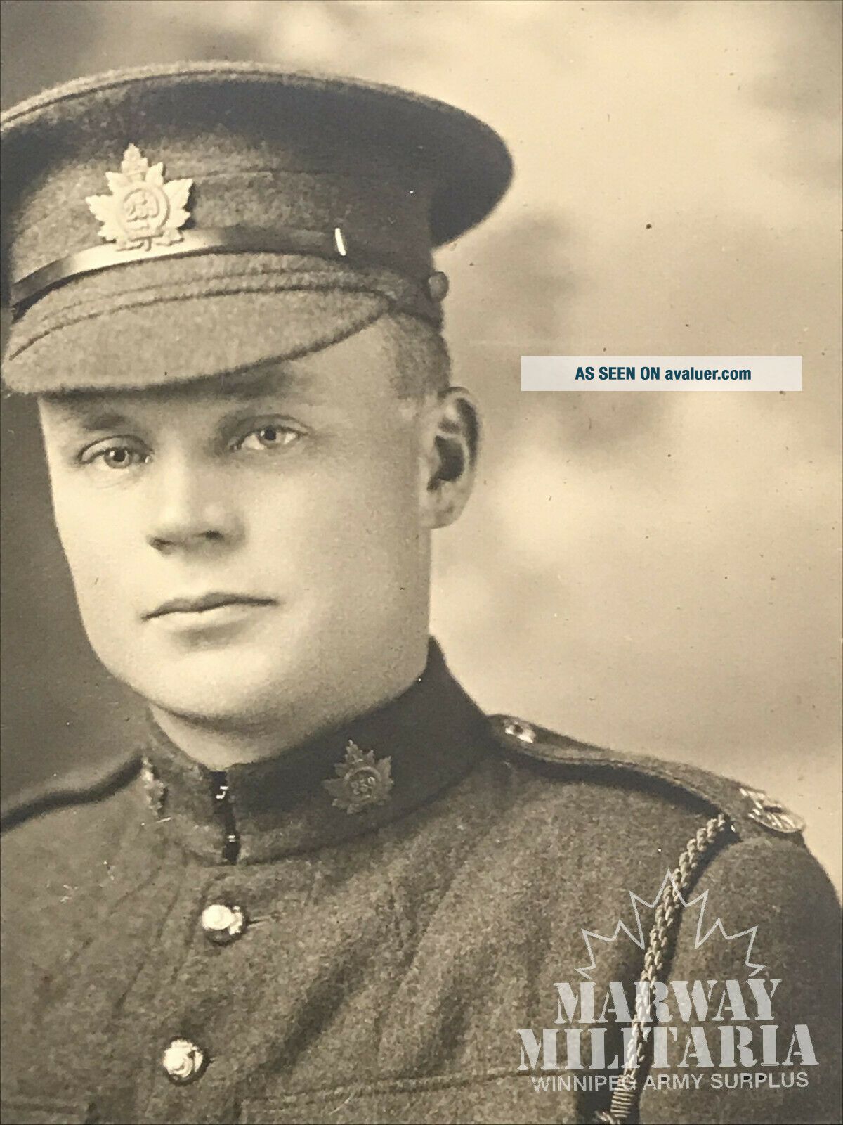 Photograph WW1 CEF 239th Railway Battalion Studio Picture Of Soldier ...