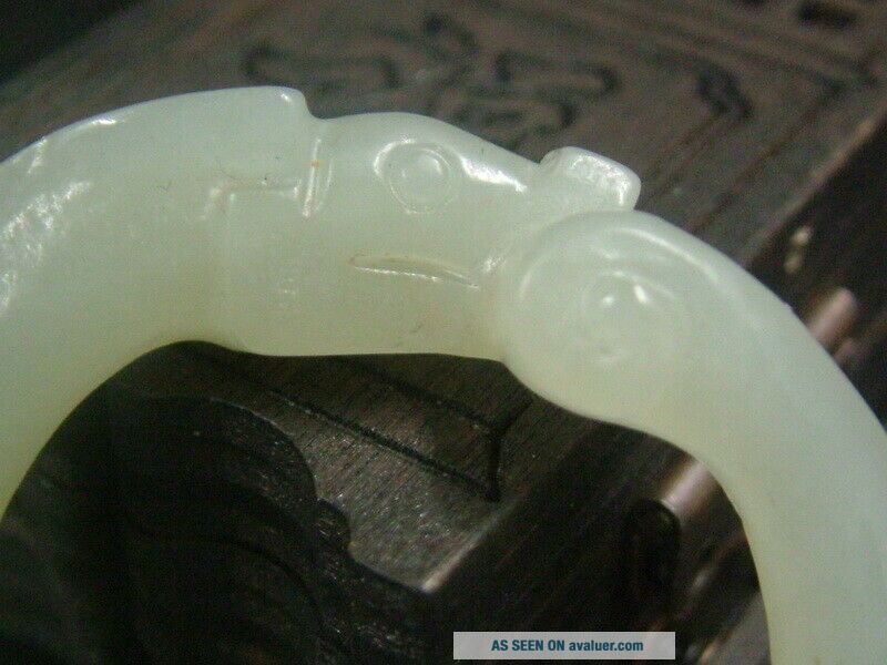 Antique Chinese Nephrite Celadon - HETIAN - Jade Concentric Lock ...