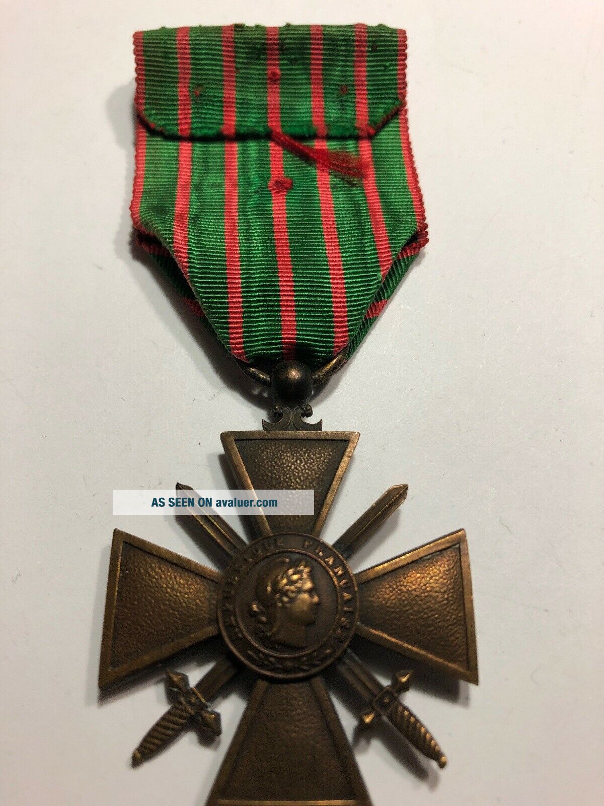 Ww1 France 1914 - 1916 Croix De Guerre Military Medal French | #393125