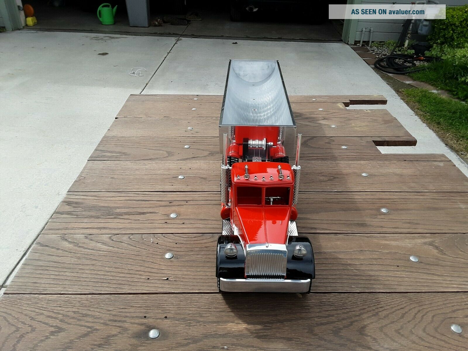 Smith - Miller MIC End Dump Truck Red Cab Antique Toy | #414007