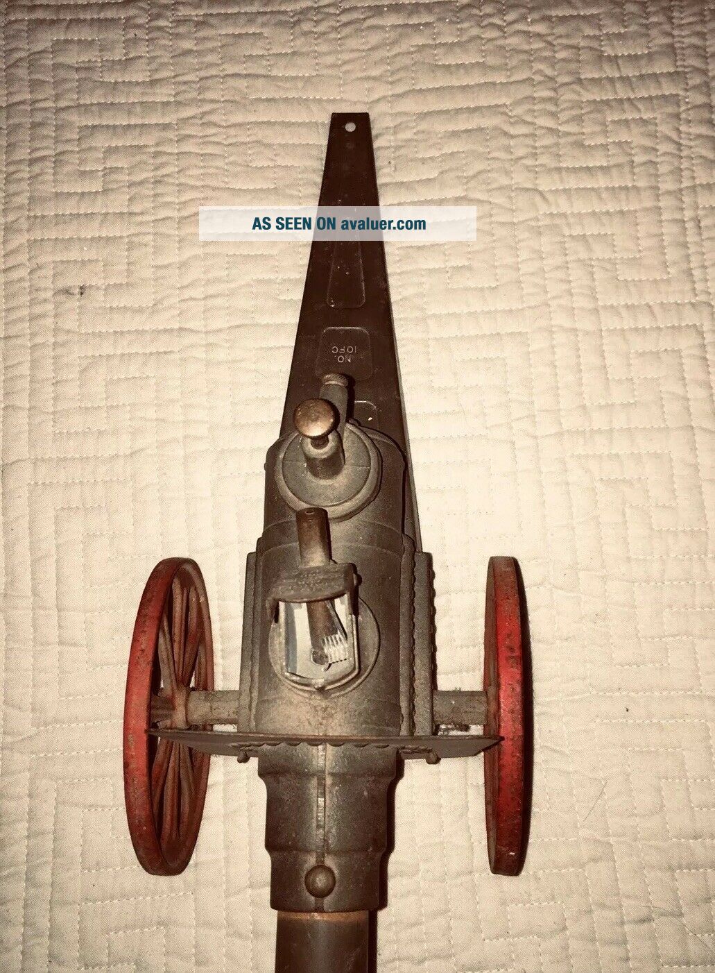 BIG BANG CAST IRON CONESTOGA TOY CO. CANNON 10FC 17 " | #420731