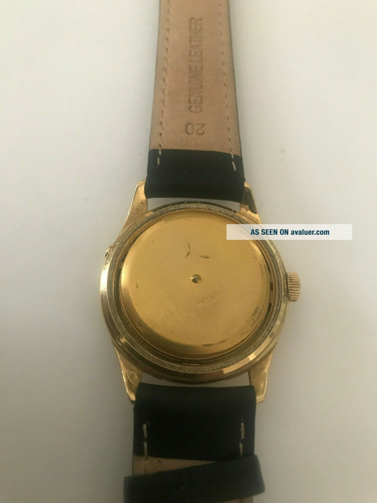 Rare Vintage Gubelin Automatic 18k Gold Pie - Pan Dial Ipso Date Watch ...