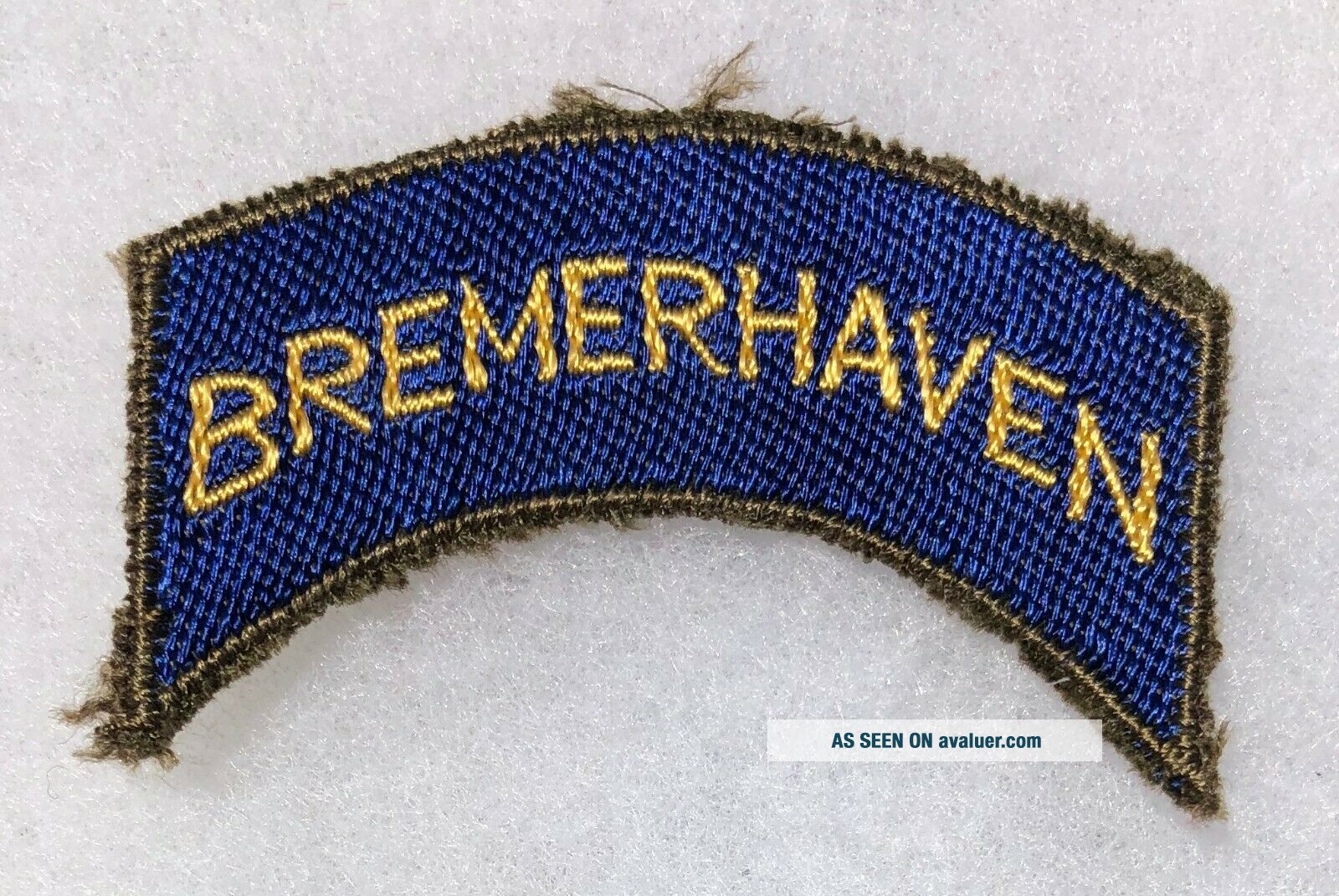 WW2 WWII US Army Bremerhaven Tab Post War German Made | #425867