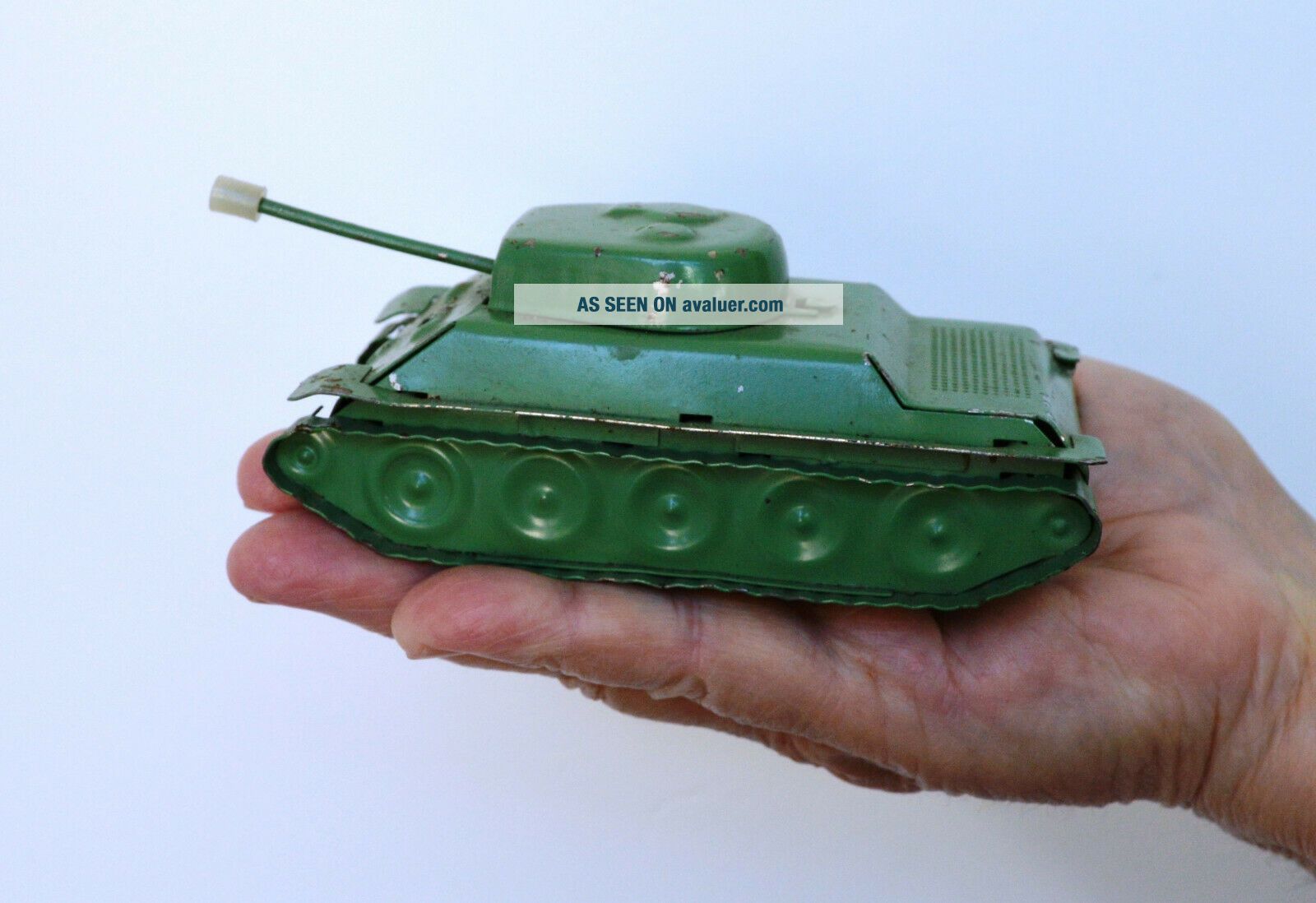 Vintage Soviet Russian USSR Tin Toy Armoured Military Vehicle Tank ...