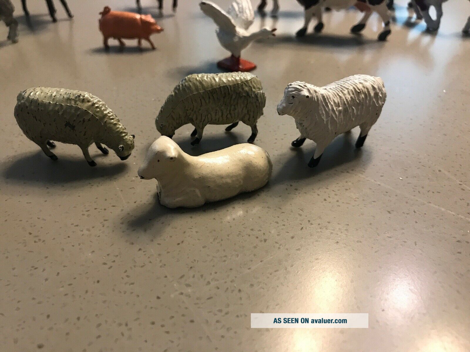 Vintage Britain Metal Lead Farm Animals 17 Total | #433501
