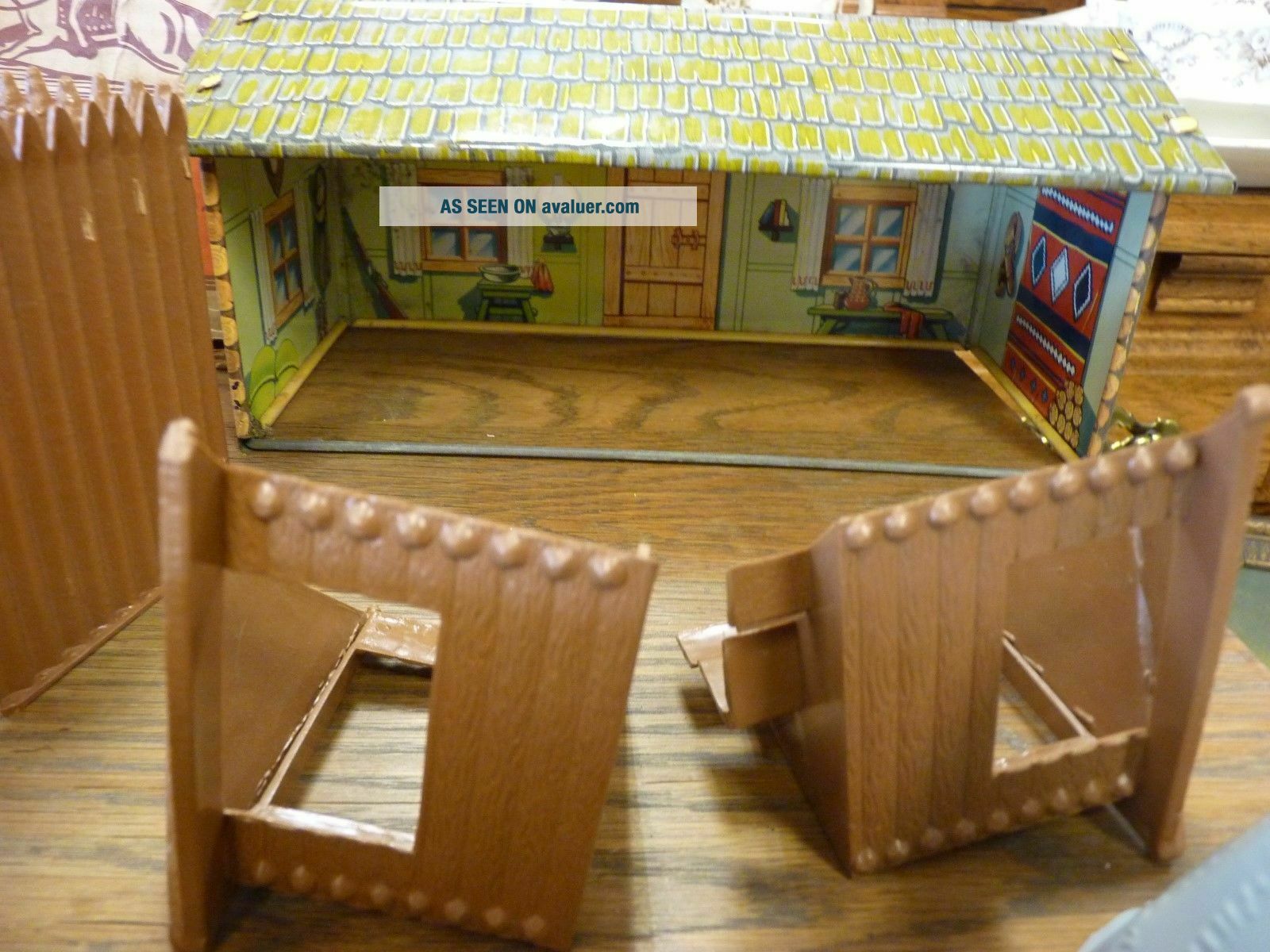 Vintage 1950s Marx Fort Apache Stockade Play Set Series 2000 3660 VERY ...