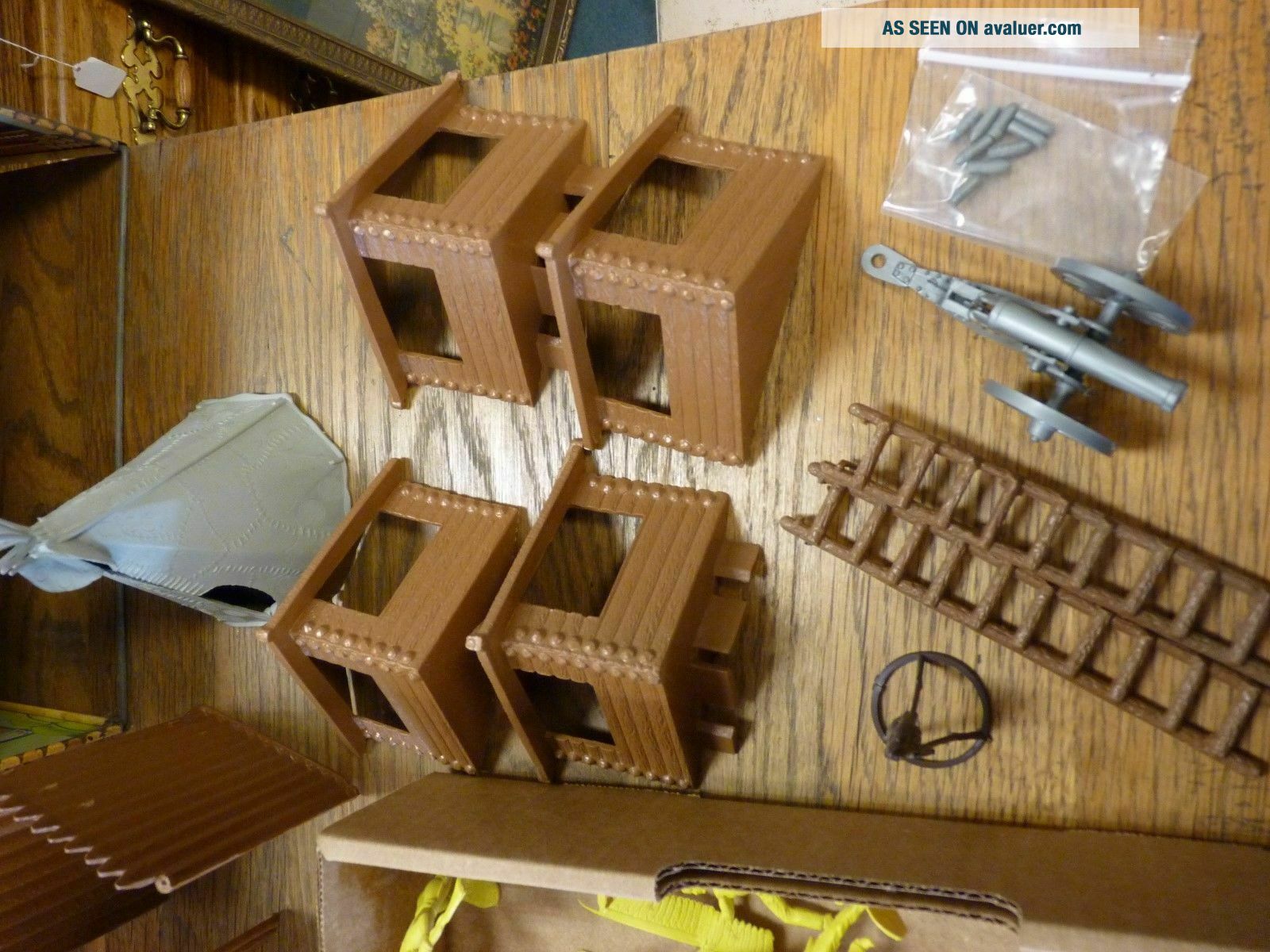 Vintage 1950s Marx Fort Apache Stockade Play Set Series 2000 3660 VERY ...