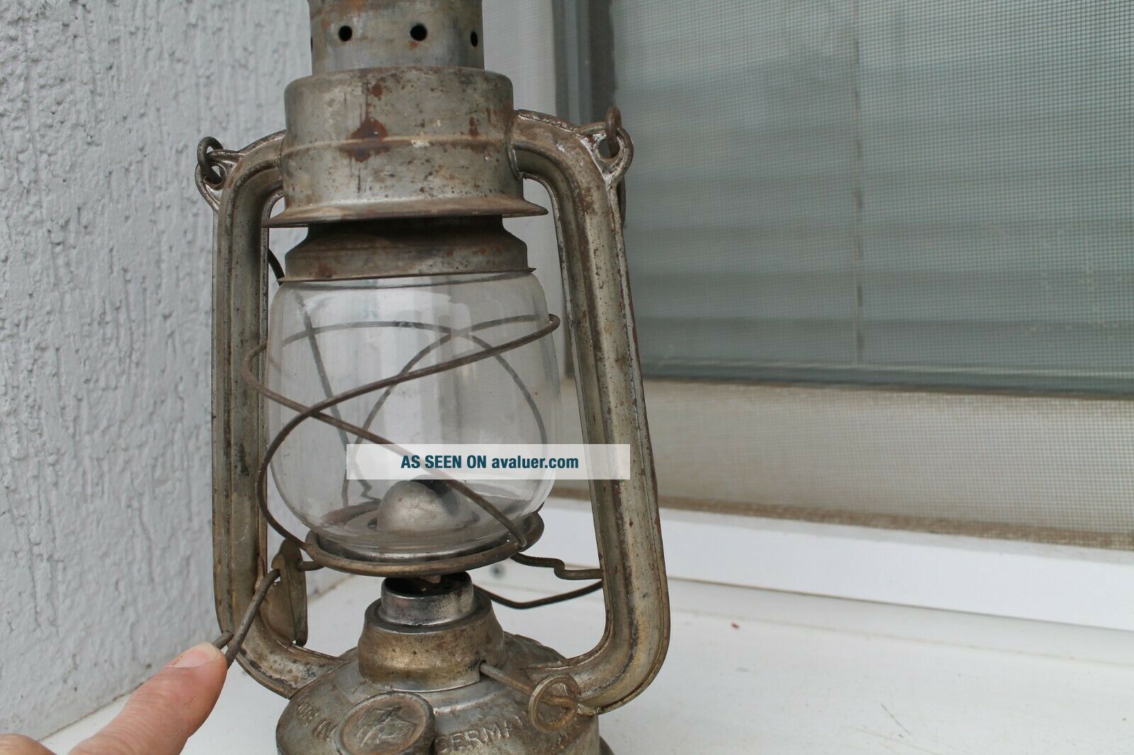 WWII WW2 Old German Army Lantern Lamp | #437021