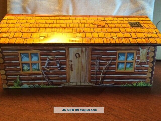 Crooked Horseshoe Tin Litho Cabin - Marx Toys 1950s | #439206