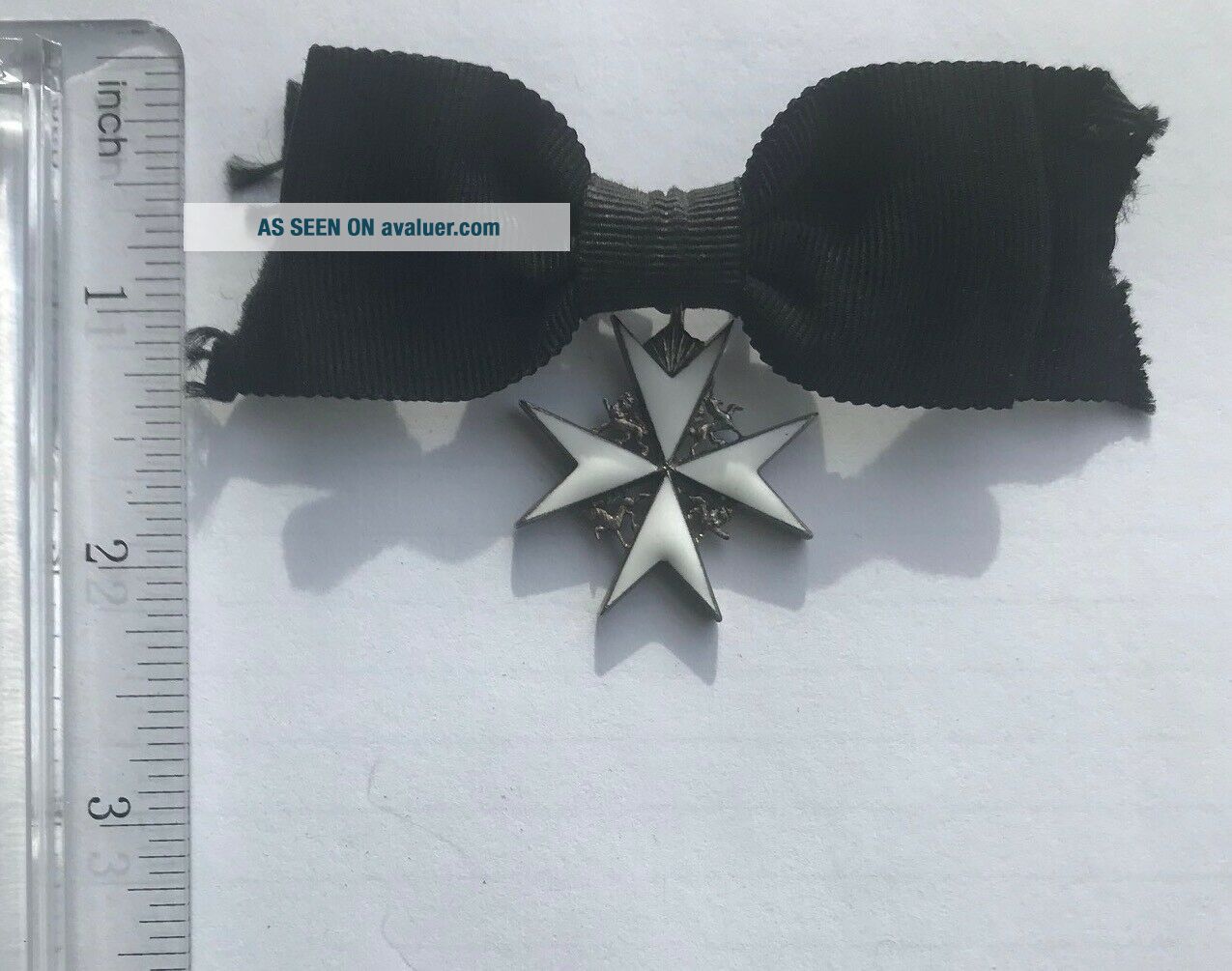 Sovereign Order Knights St. John Jerusalem Medal Commander Neck With ...