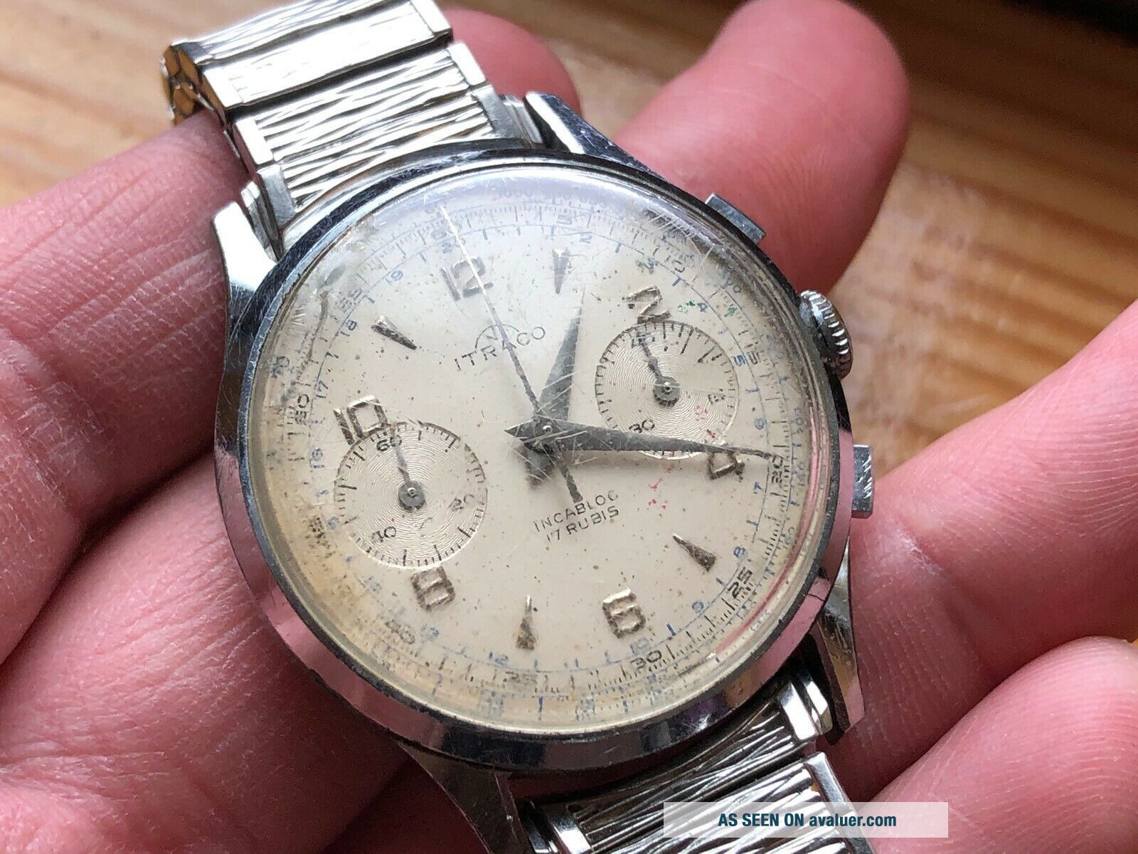 Itraco Vintage Chronograph Watch For Repair | #462303