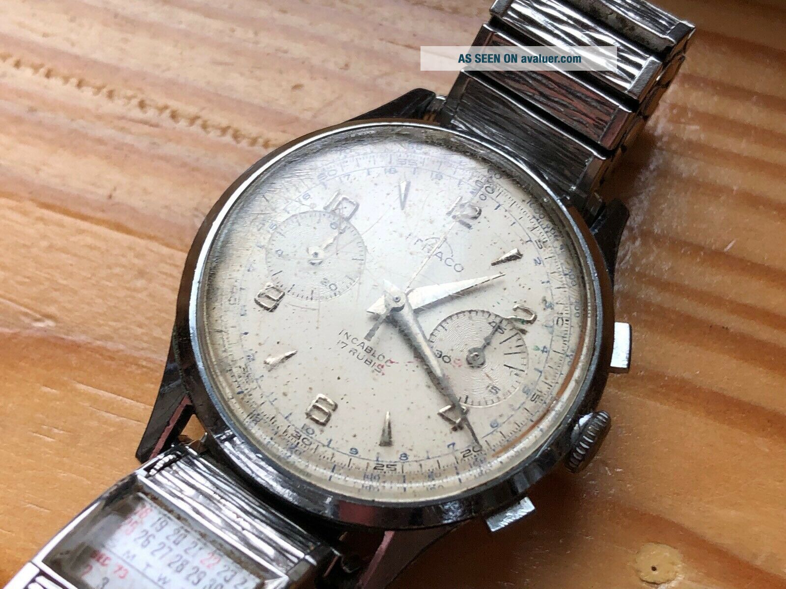 Itraco Vintage Chronograph Watch For Repair | #462303