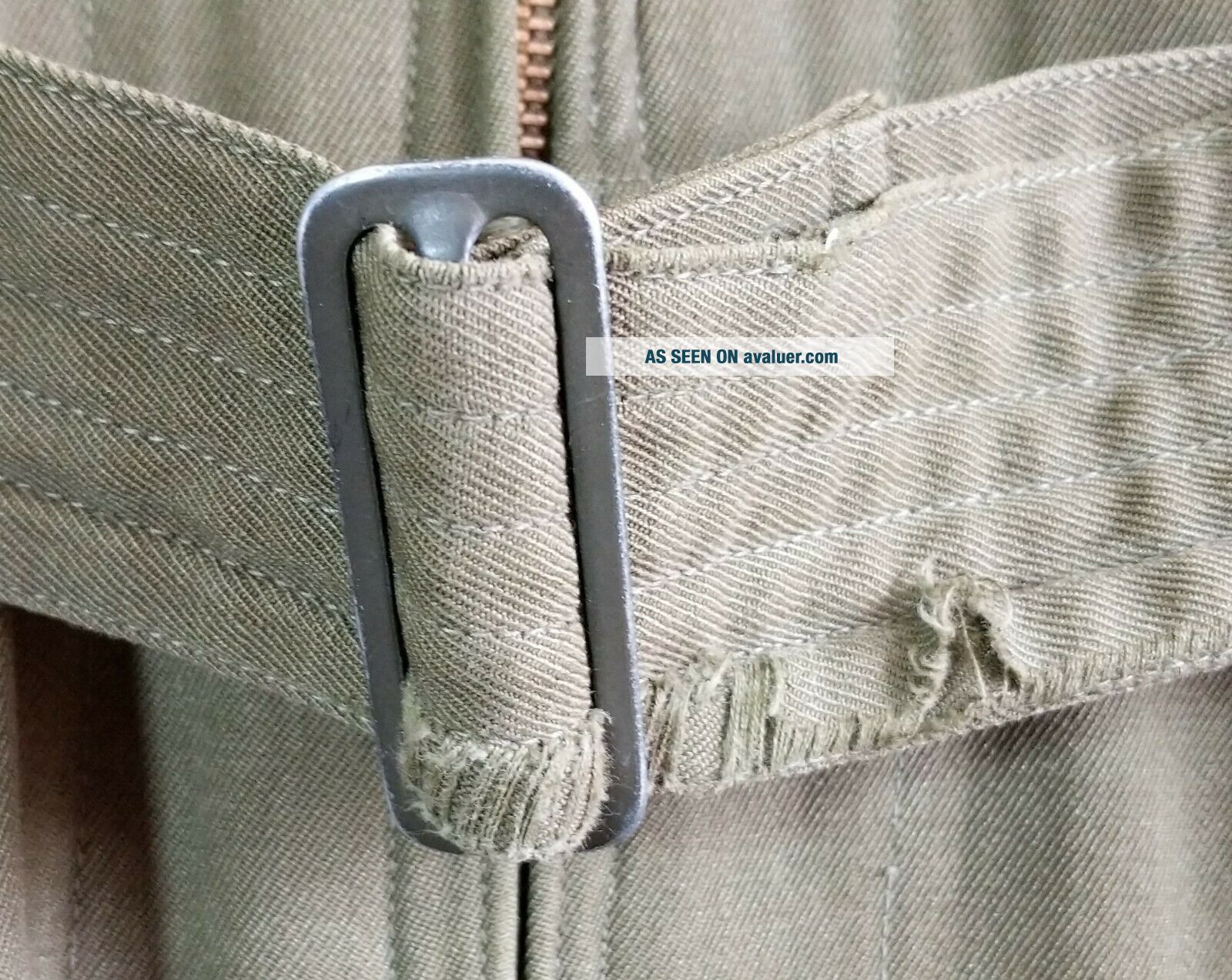 Vintage 1940s WWII AN 6550 M 40 Summer Flight Suit Talon Zipper Paul ...