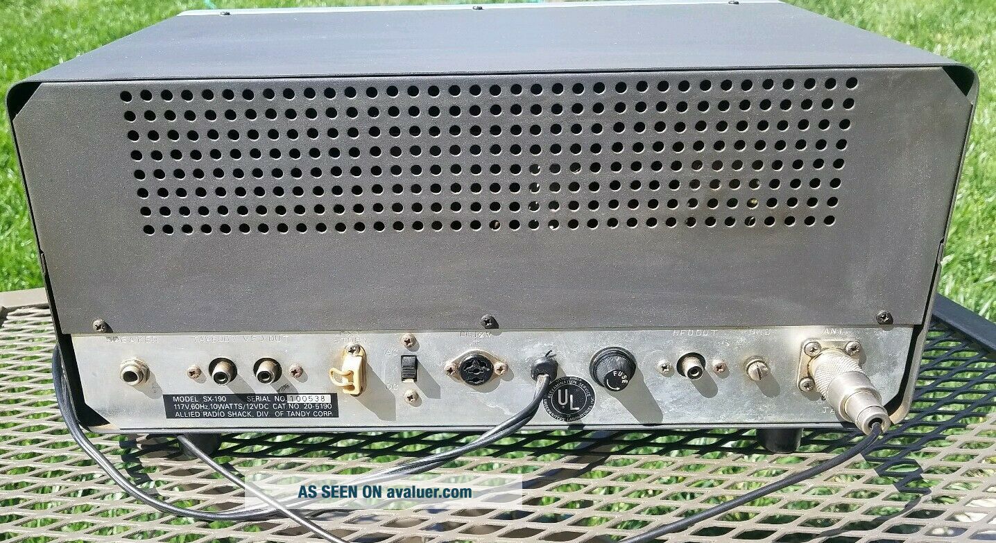 Shortwave Ham Radio Receiver Allied SX - 190 Vintage With Speaker And ...