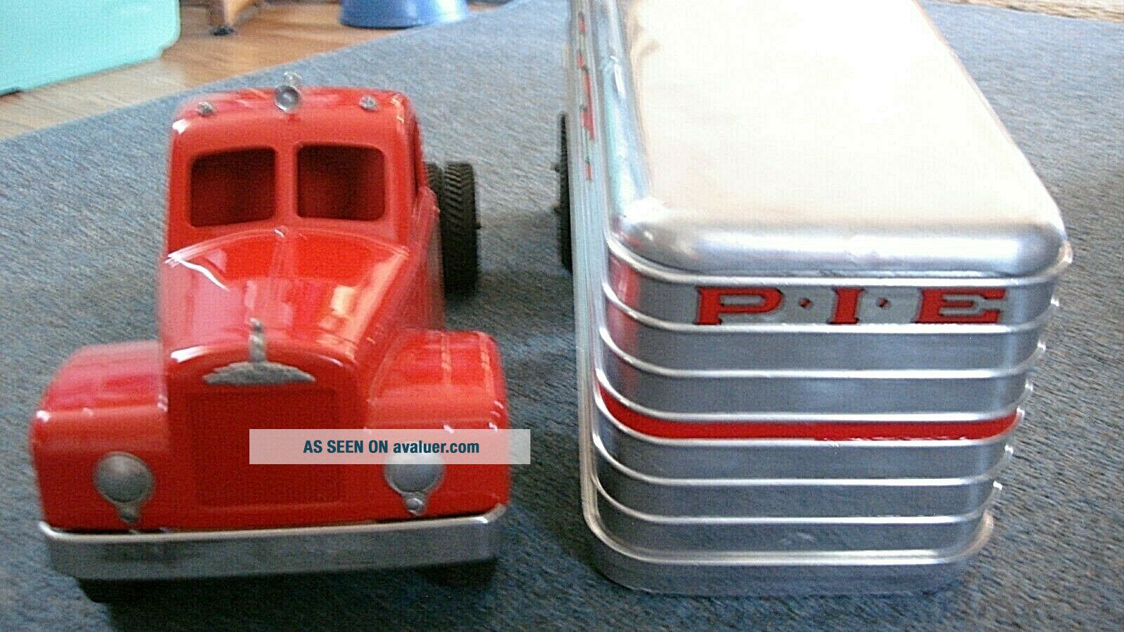 Smith Miller B Mack PIE Semi Truck And Trailer Vintage Metal Toy | #501583
