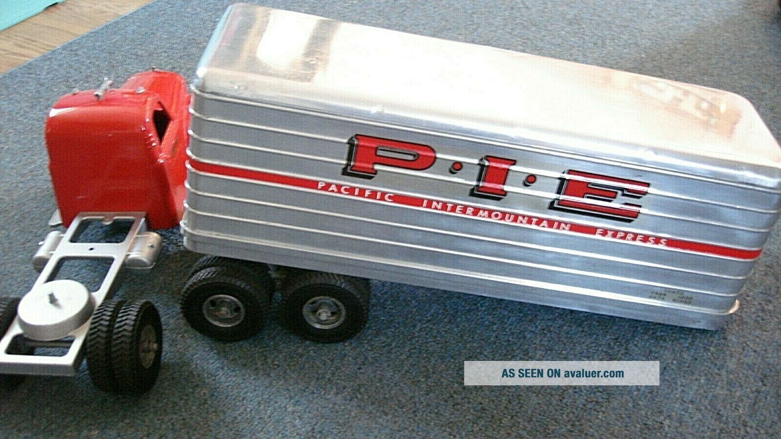 Smith Miller B Mack PIE Semi Truck And Trailer Vintage Metal Toy | #501583