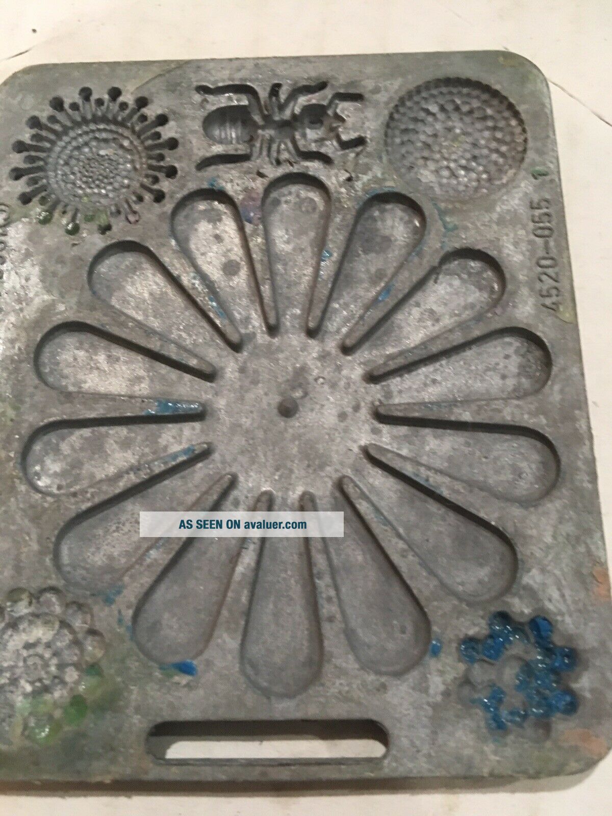 Mattel Thing Maker Set Of Four Fun Flowers Metal Molds | #513388