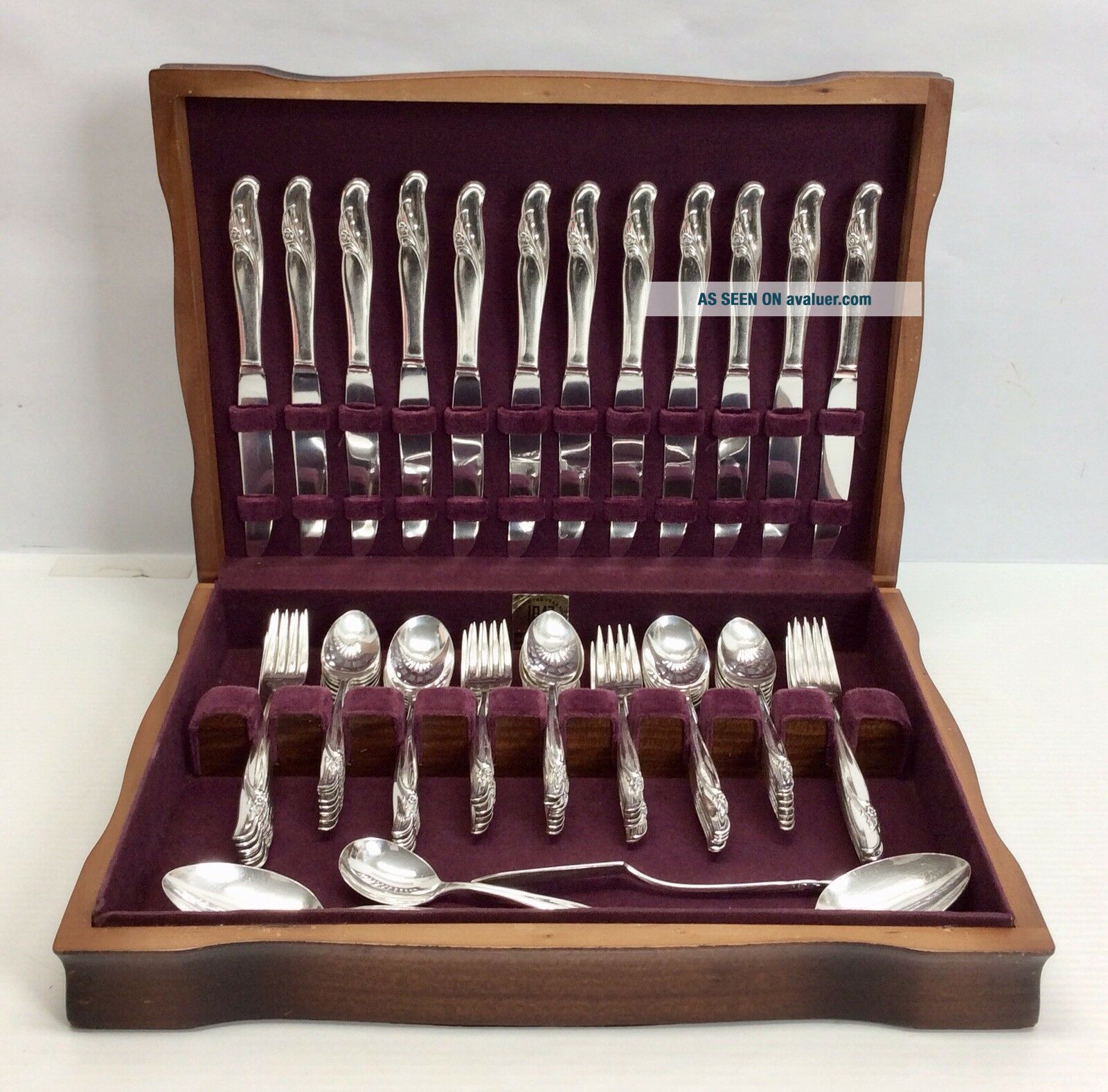 Rogers Bros1957 EXQUISITE International Silver Plate 76pc Serv. For 12 ...