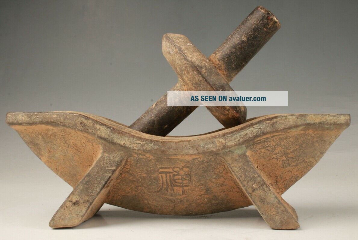 CHINA OLD BRONZE HAND CASTING TRADITIONAL CHINESE MEDICINE MILL TOOL ...