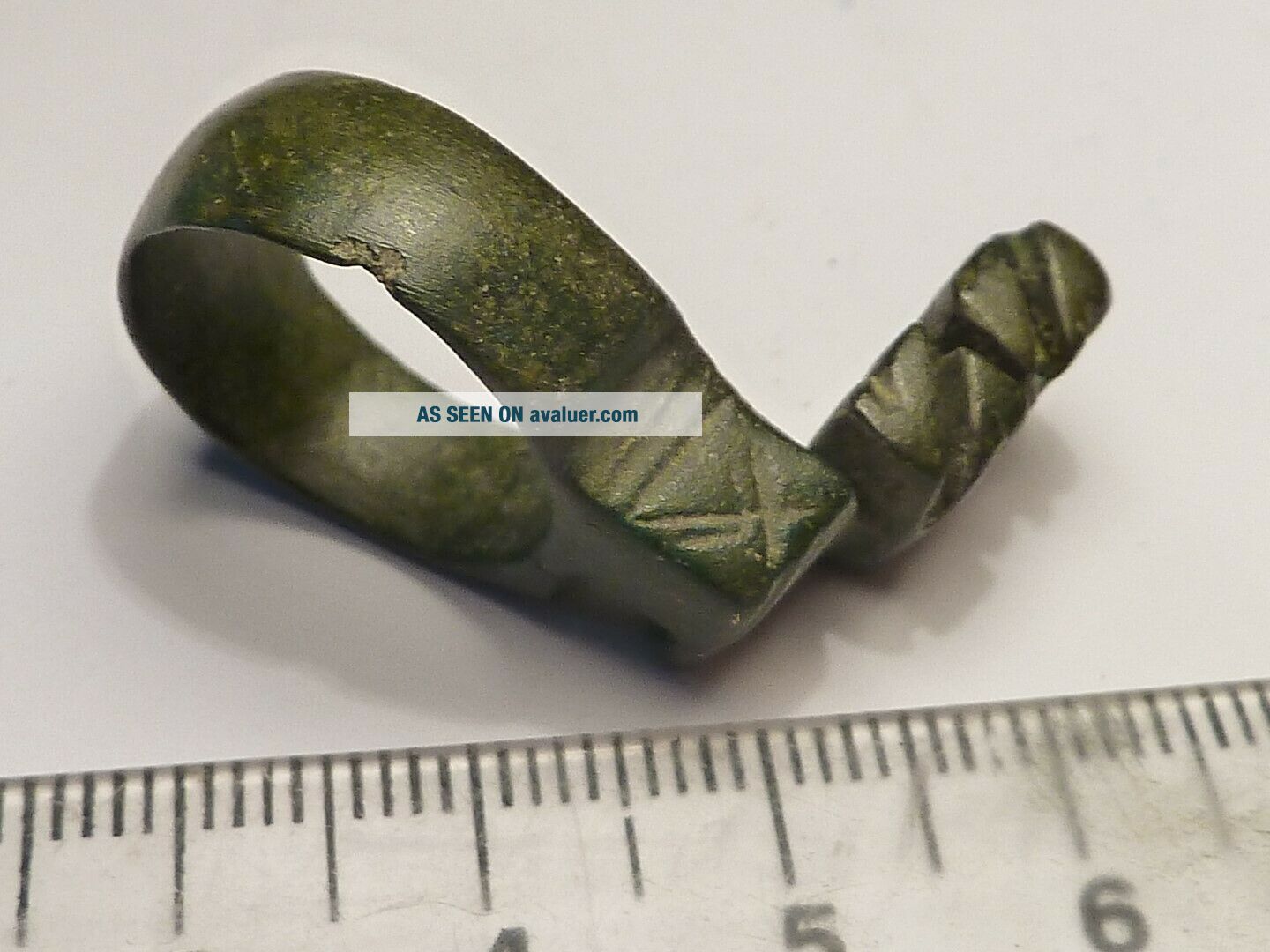 3750 Ancient Roman Bronze Key Ring | #516617