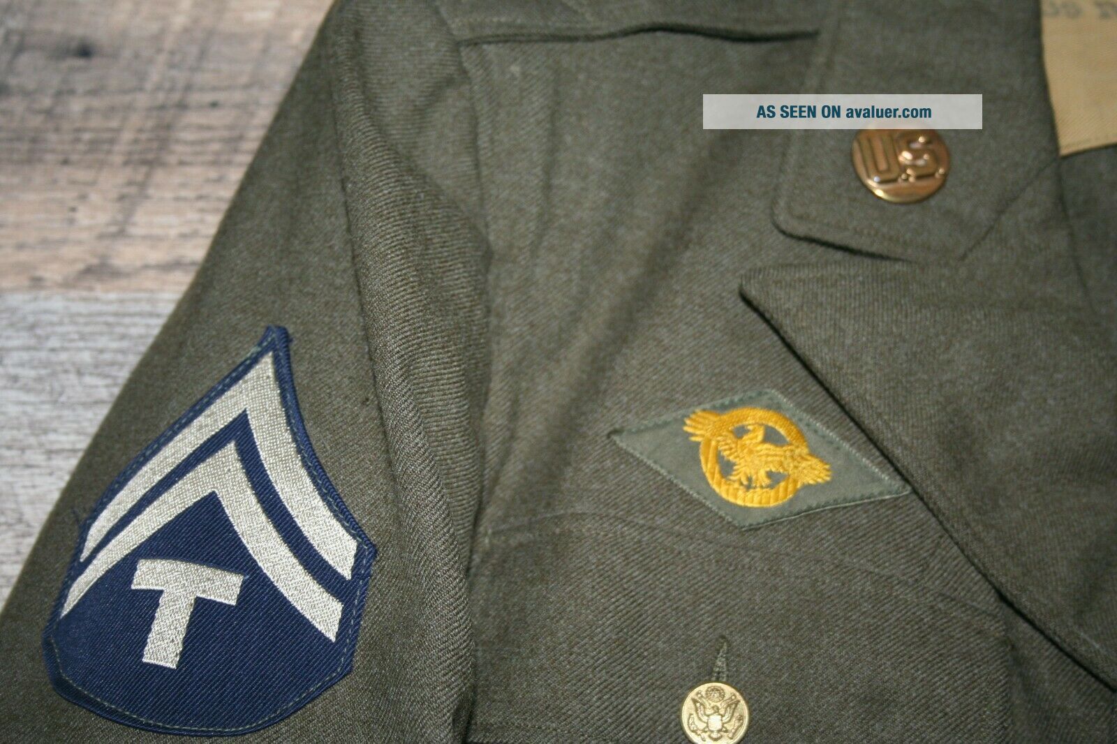 WW2 96th Infantry Division Service Coat | #517259