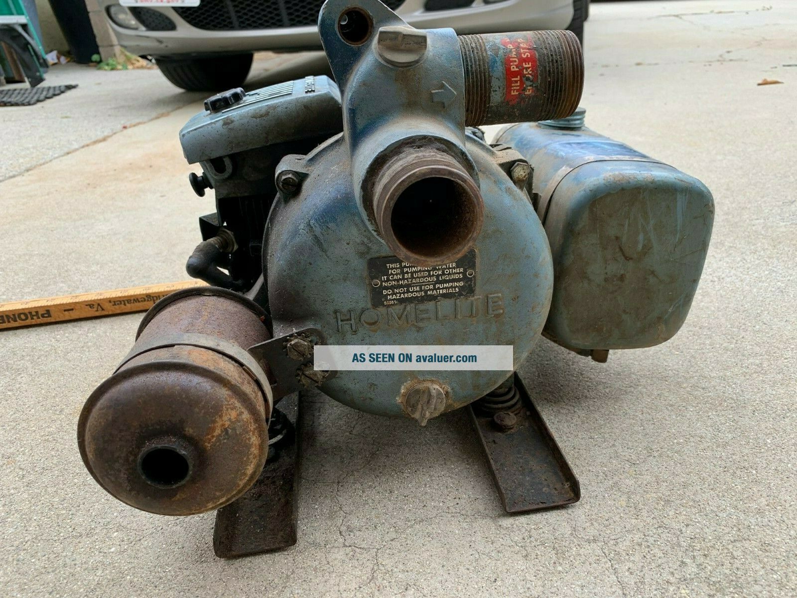 XL Automatic Homelite Water Pump Chainsaw Motor Vintage Engine | #536752