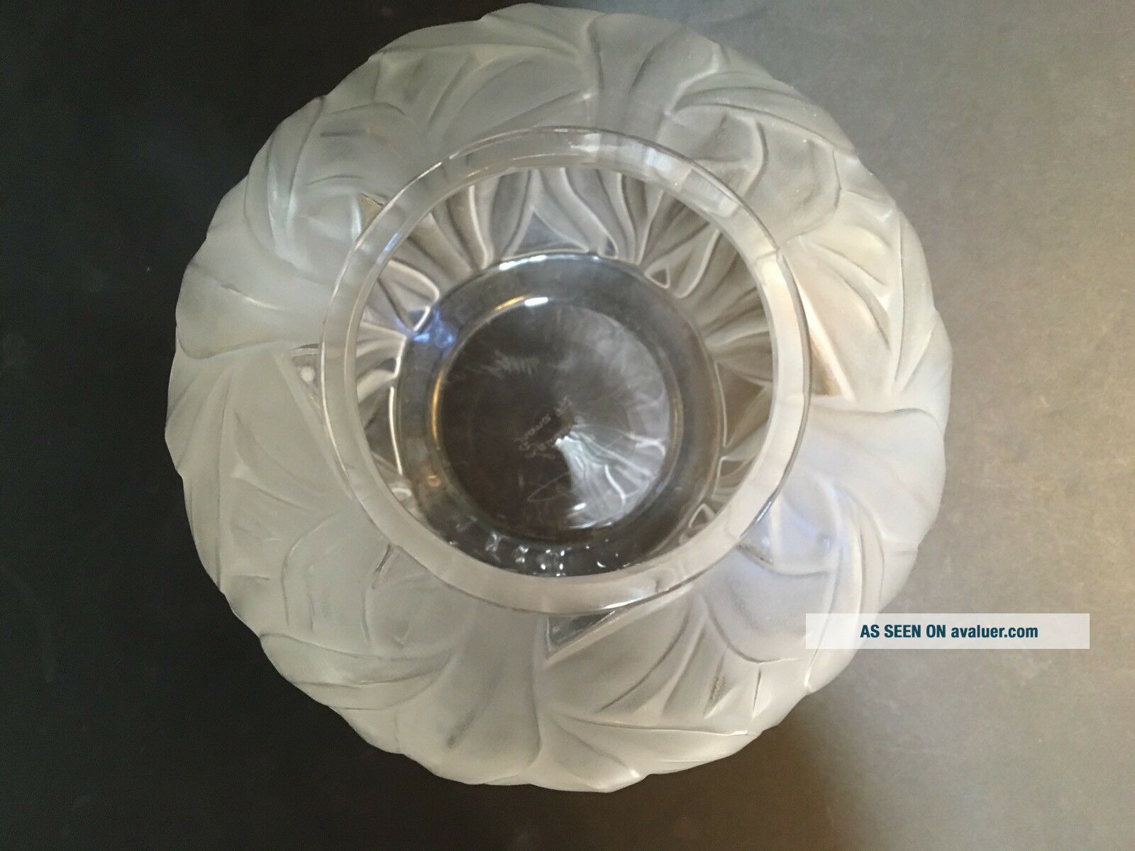 RARE Lalique Ltd. Edition " Tanzania " Zebra Vase Etched Marie - Claude ...