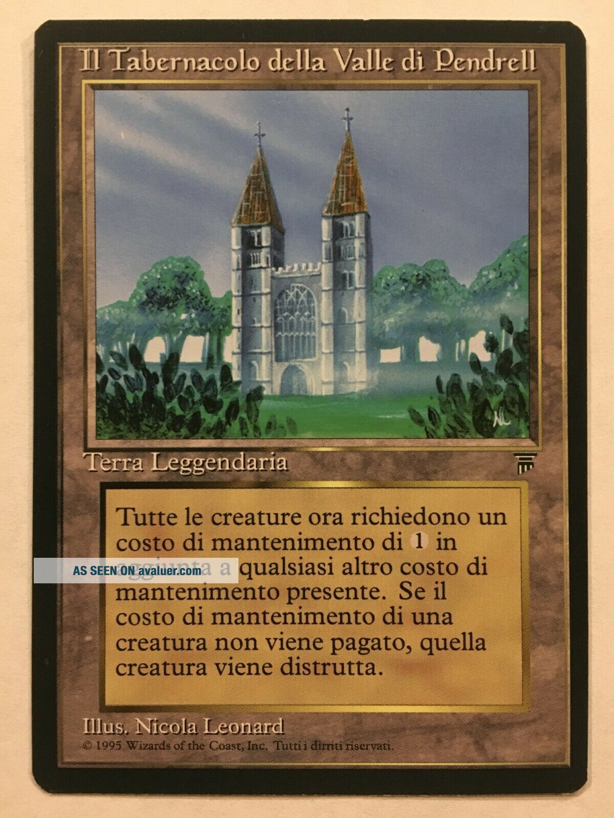 MTG The Tabernacle At Pendrell Vale Italian Legends - Near Mint ...