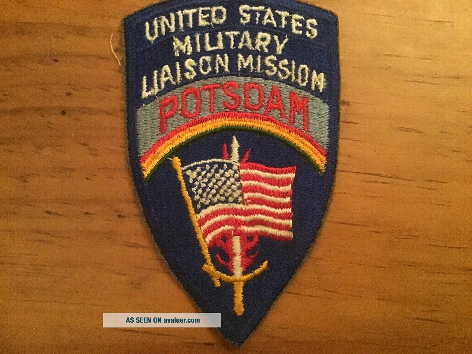 WW2 US ARMY MILITARY LIAISON MISSION (POTSDAM)) PATCH | #558042