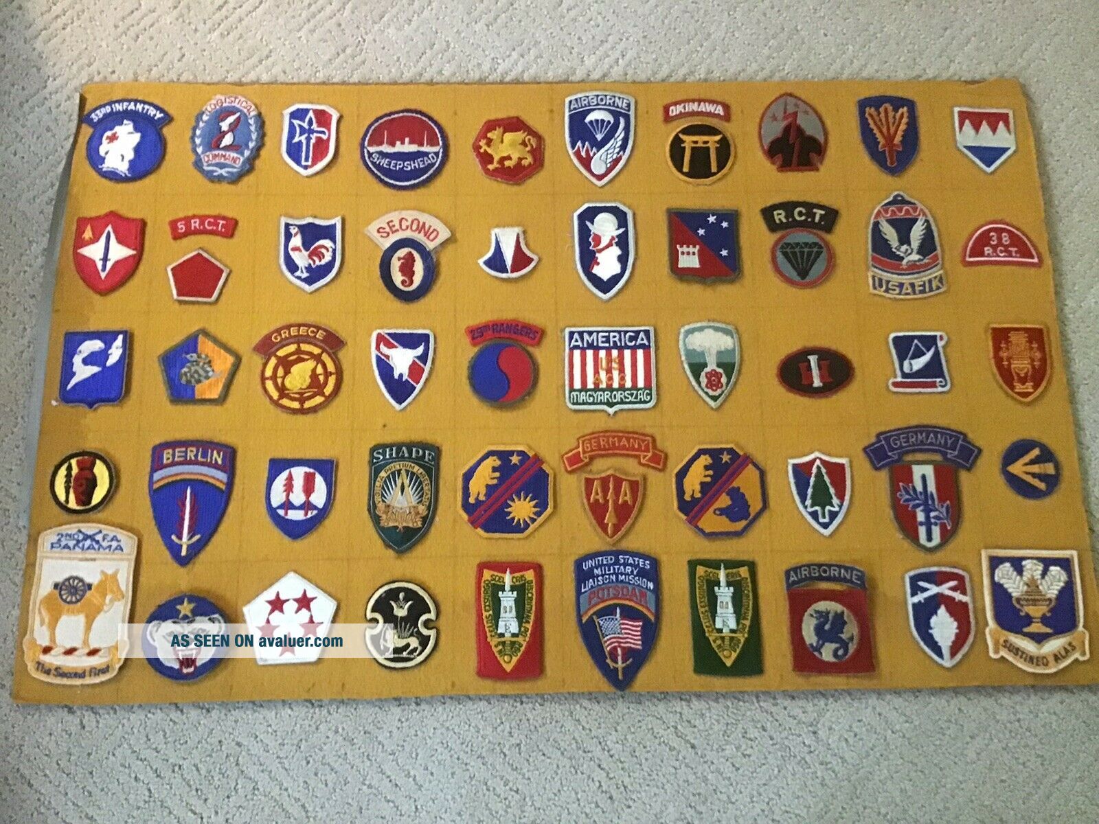 WW2 US ARMY MILITARY LIAISON MISSION (POTSDAM)) PATCH | #558042