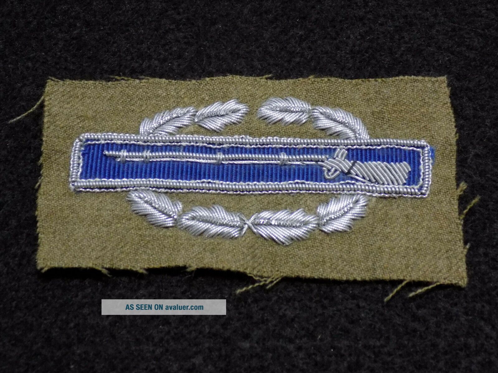 Late WWII US Army CIB Combat Infantry Badge Bullion Patch | #575873