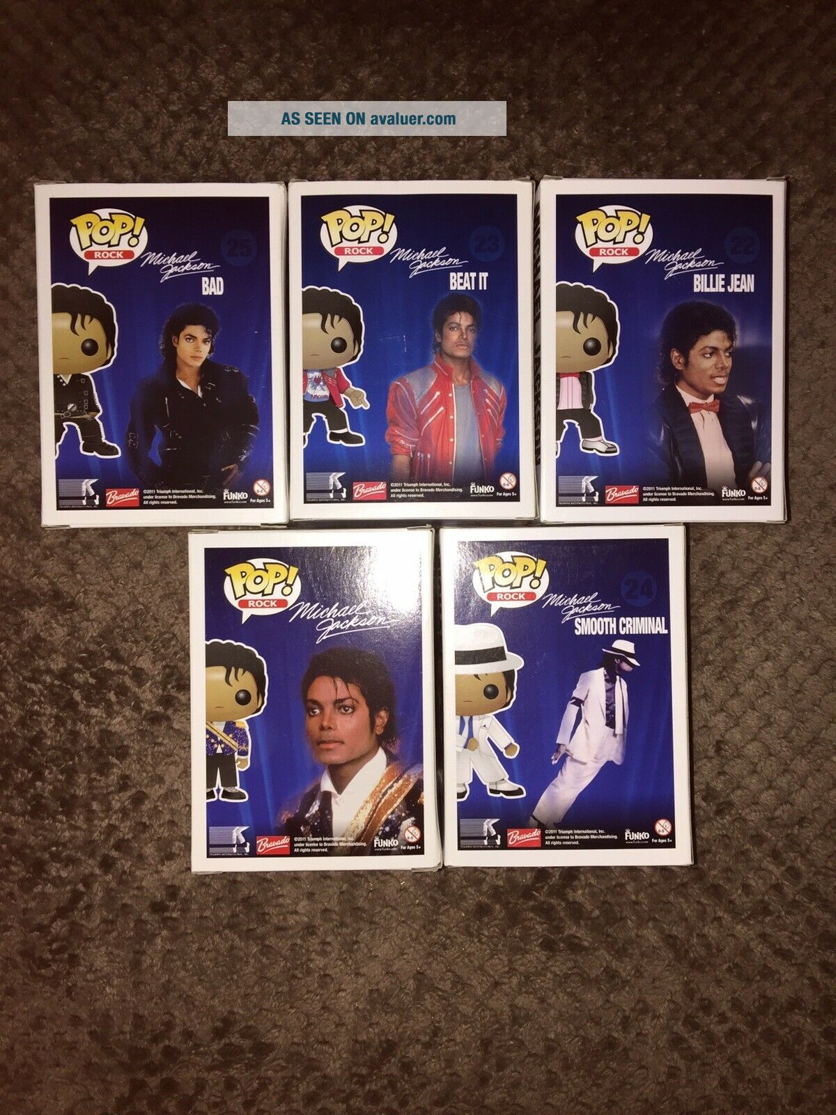 Michael Jackson Funko Pop Vinyl Figures Complete Set Rare | #580367