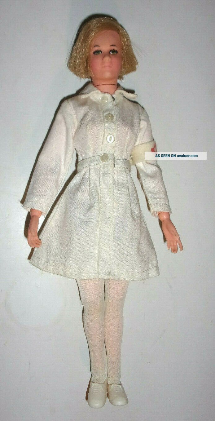 Vintage Hasbro 1967 GI Joe Nurse Action Figure, Uniform No Hat/Accy ...