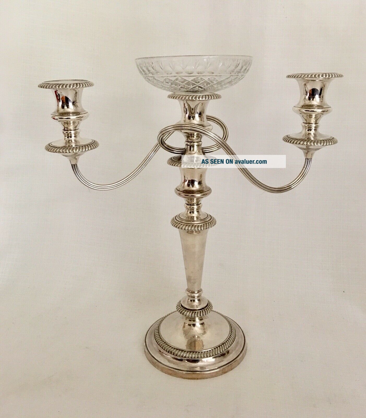 Gorgeous Pair Barker Ellis Silver On Copper 3 Light Candelabras Circa ...