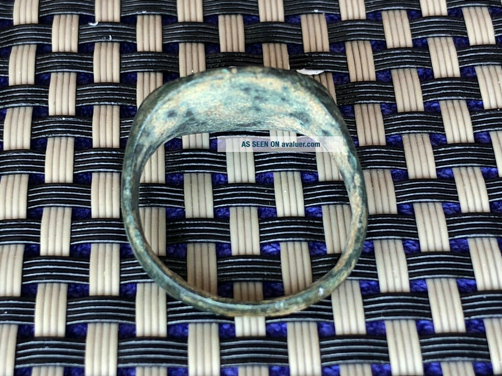 ANCIENT ROMAN BRONZE RING CIRCA 200 - 500 AD VERY RARE | #612802