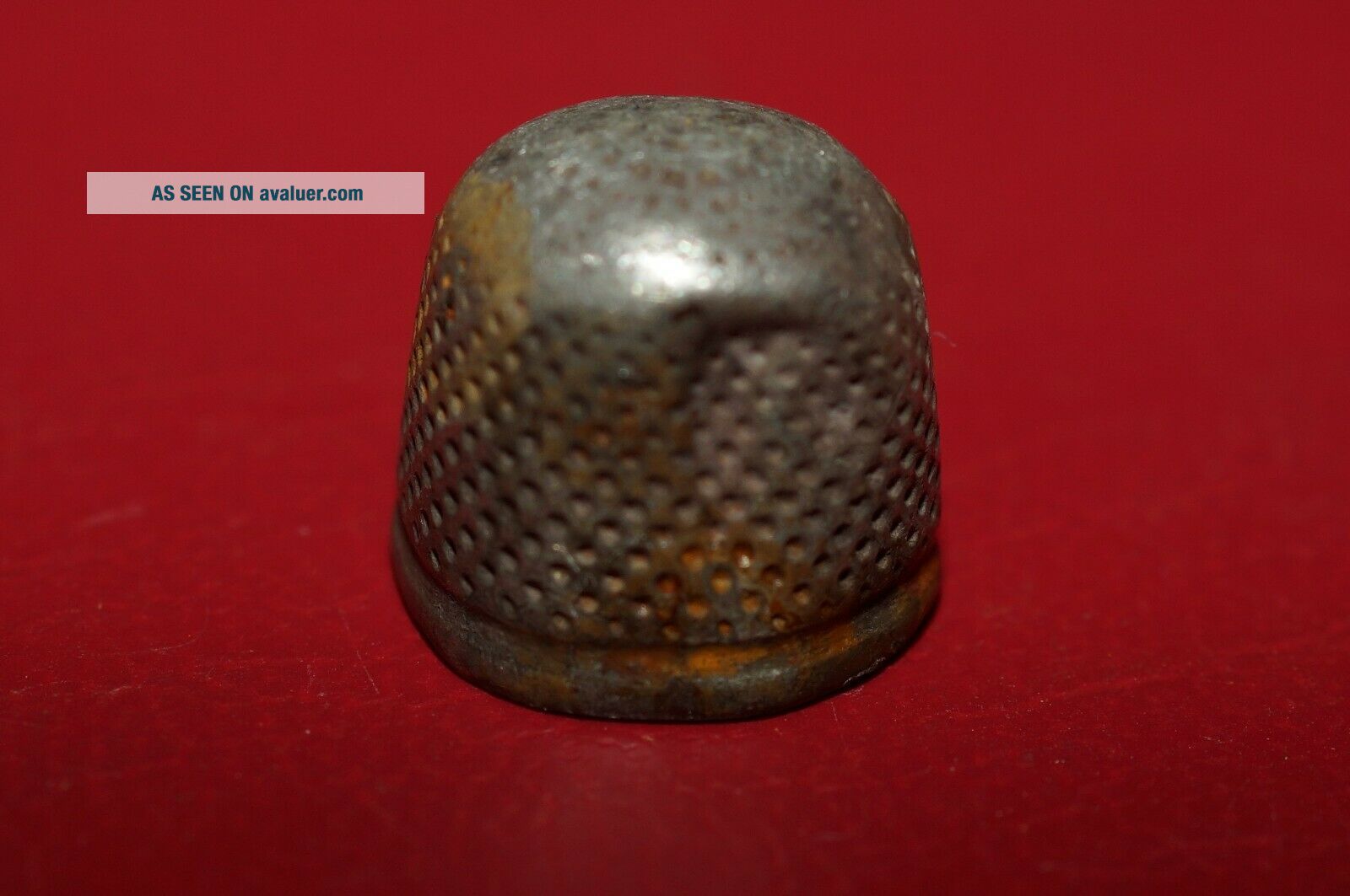 Lovely Late Medieval? Solid Silver Beehive Thimble. Tiny | #619432