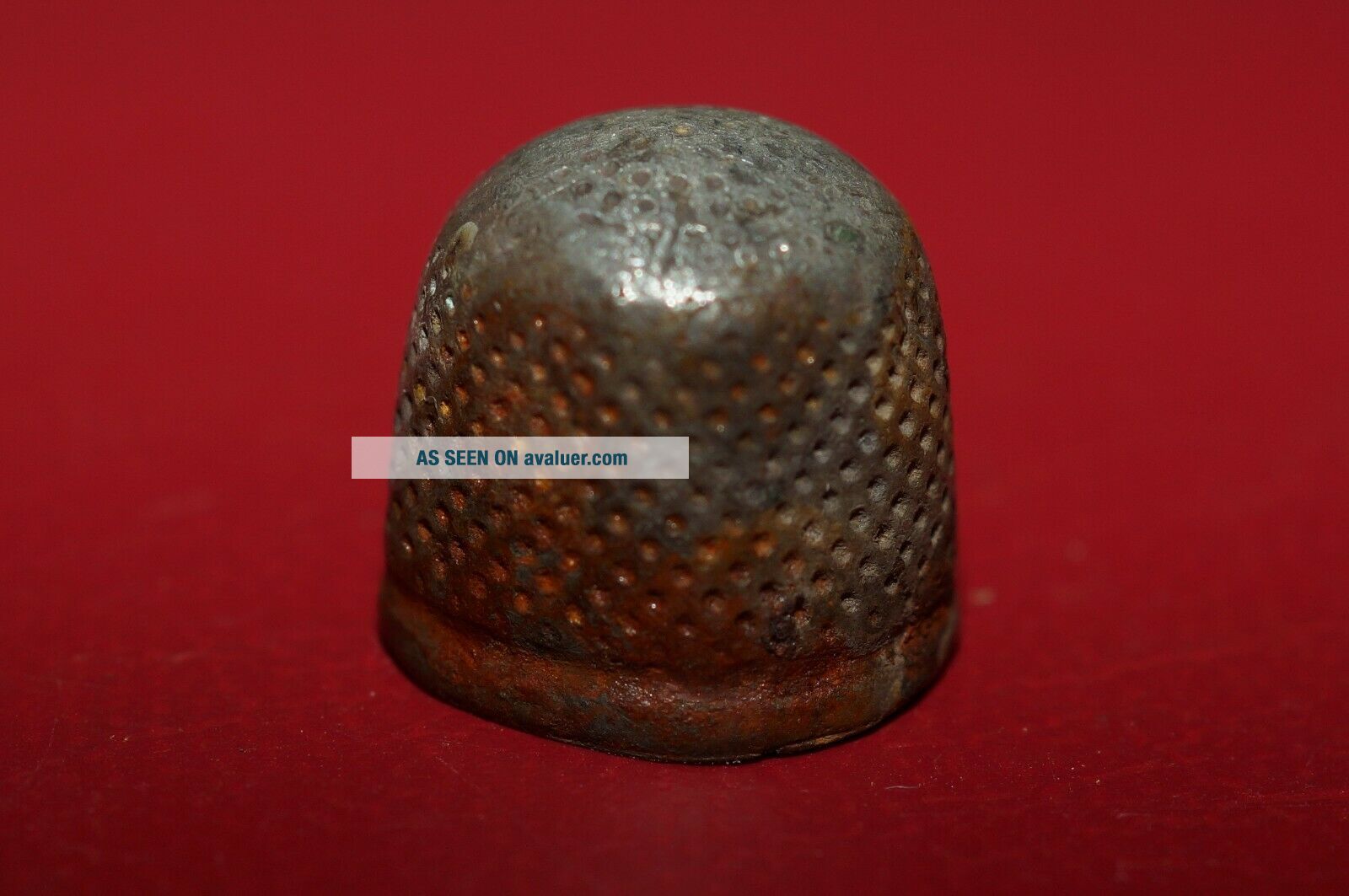 Lovely Late Medieval? Solid Silver Beehive Thimble. Tiny | #619432