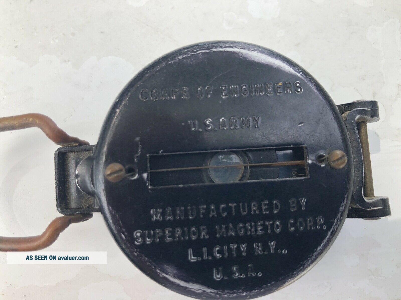 Vintage US Army Corps Of Engineers Compass WW2 Era | #632053