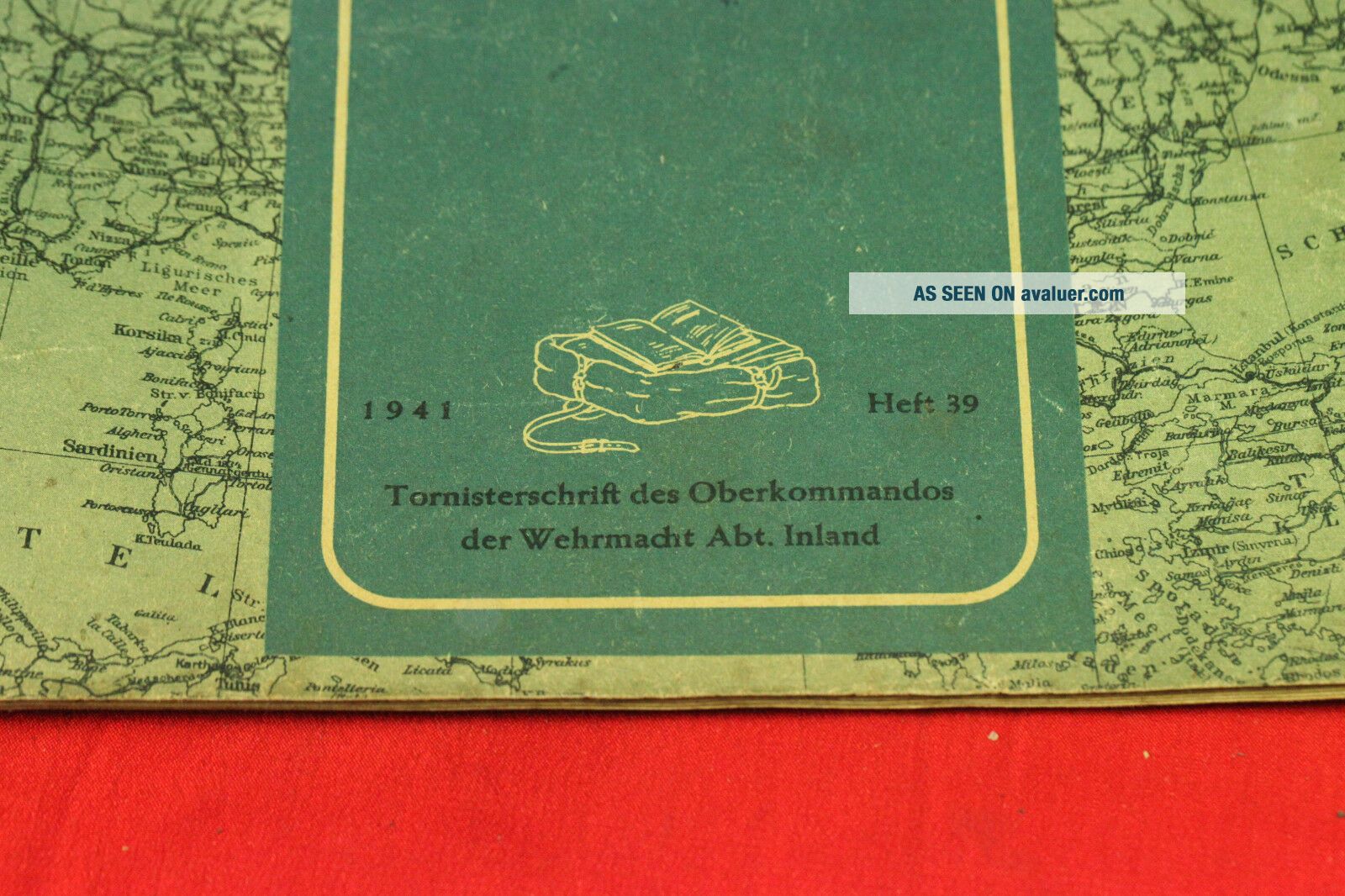 WWII German Wehrmacht SOLDATEN ATLAS 1941 Soldier MAP | #634203