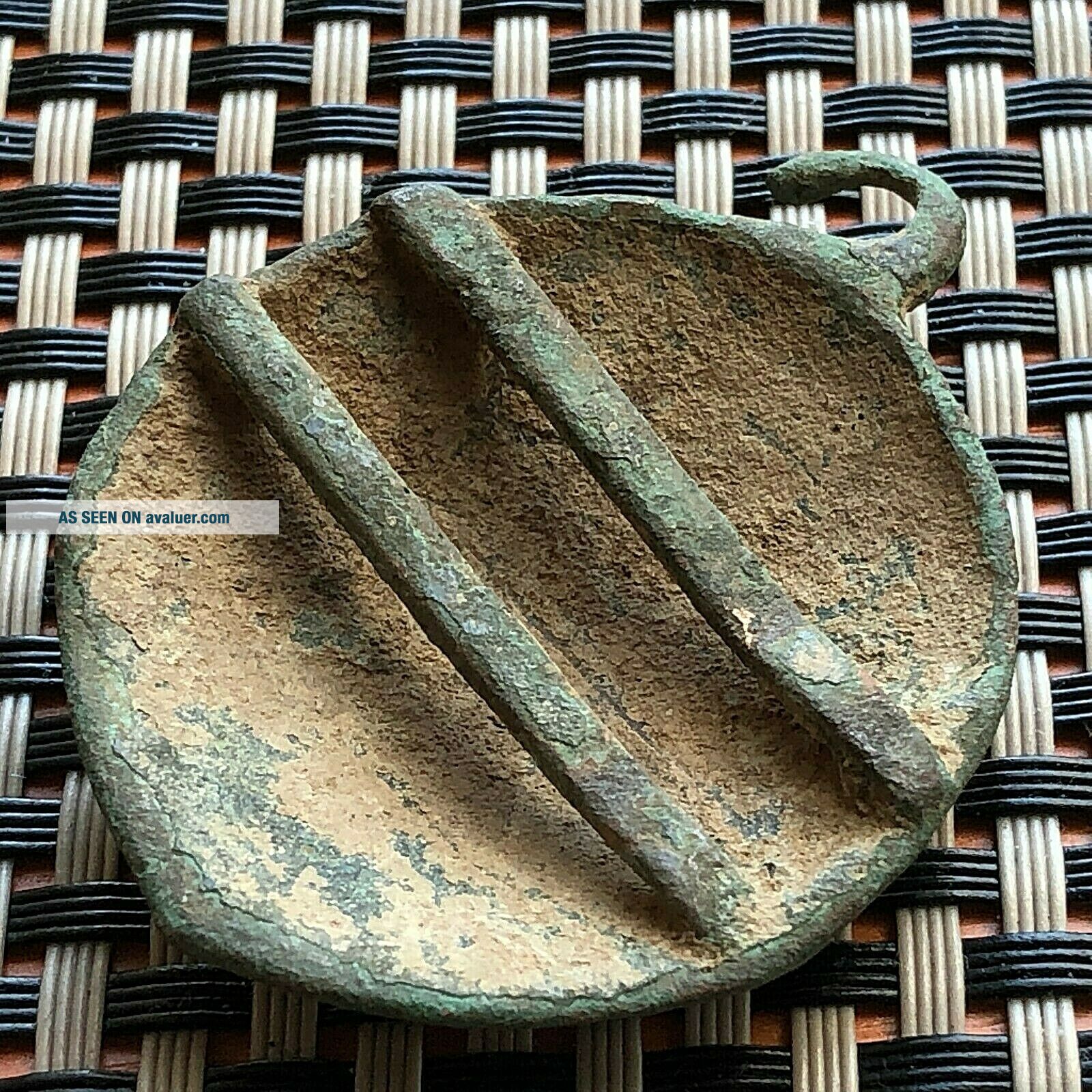 ANCIENT BYZANTINE MEDIEVAL BRONZE BUCKLE 9th - 13th CENTURY AD | #646172