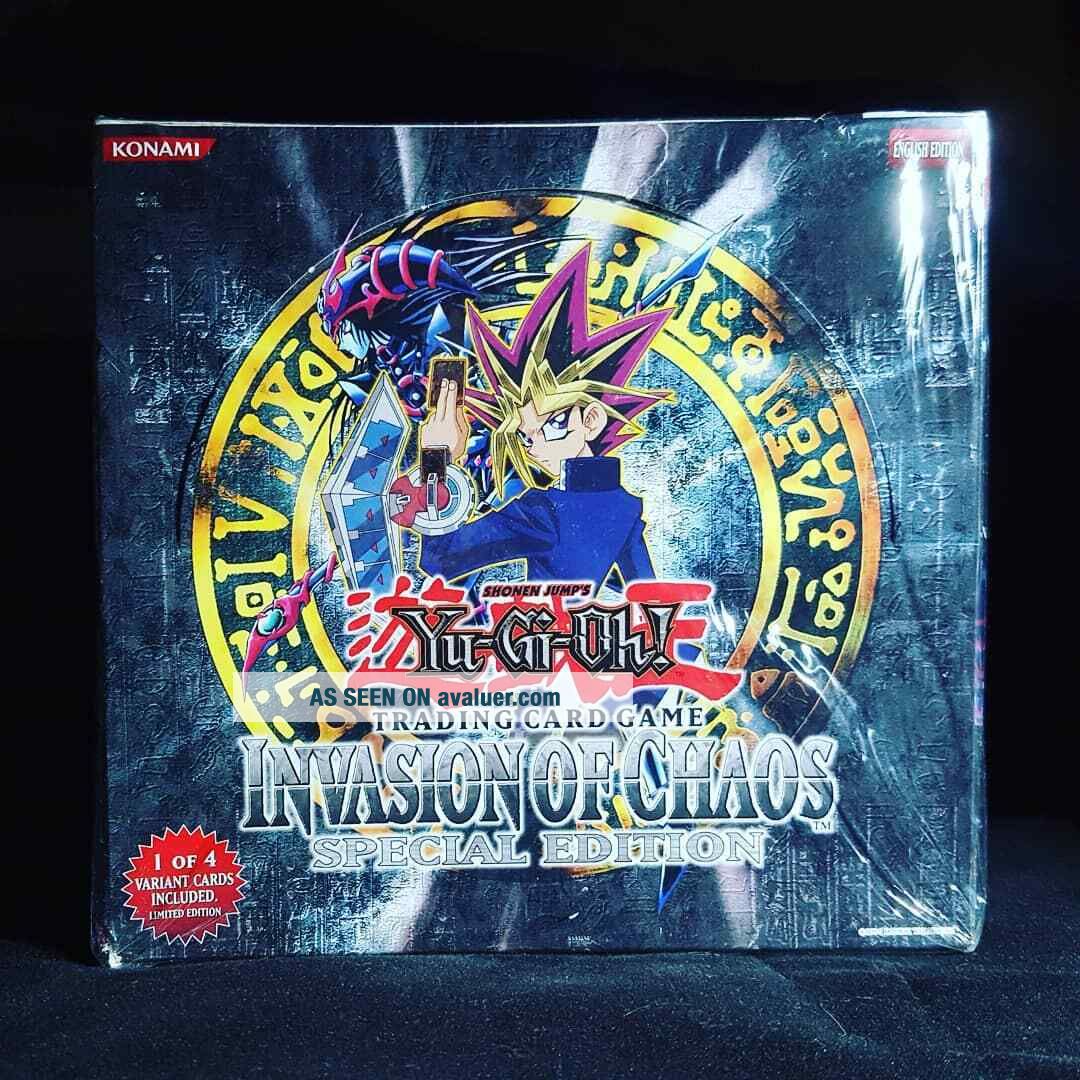 YuGiOh Invasion Of Chaos Booster Box Collector / Vintage Box Special ...