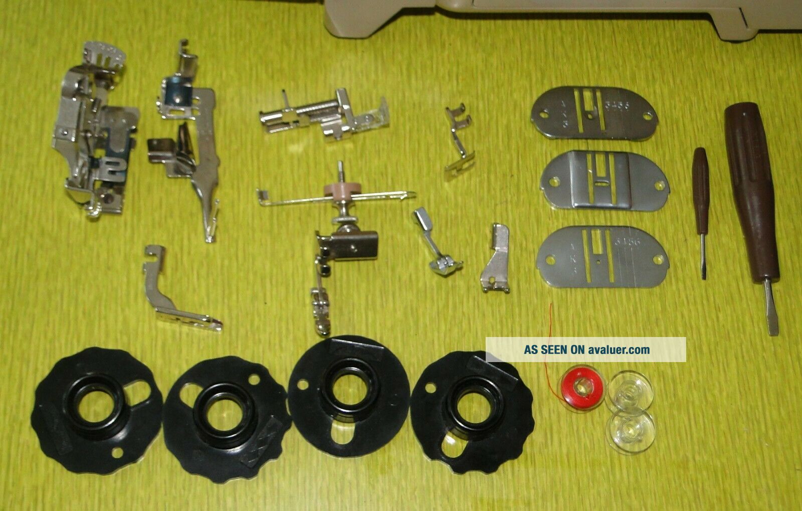 RARE VINTAGE SINGER 431G SEWING MACHINE ACCESSORIES AND CASE RUNS WELL ...