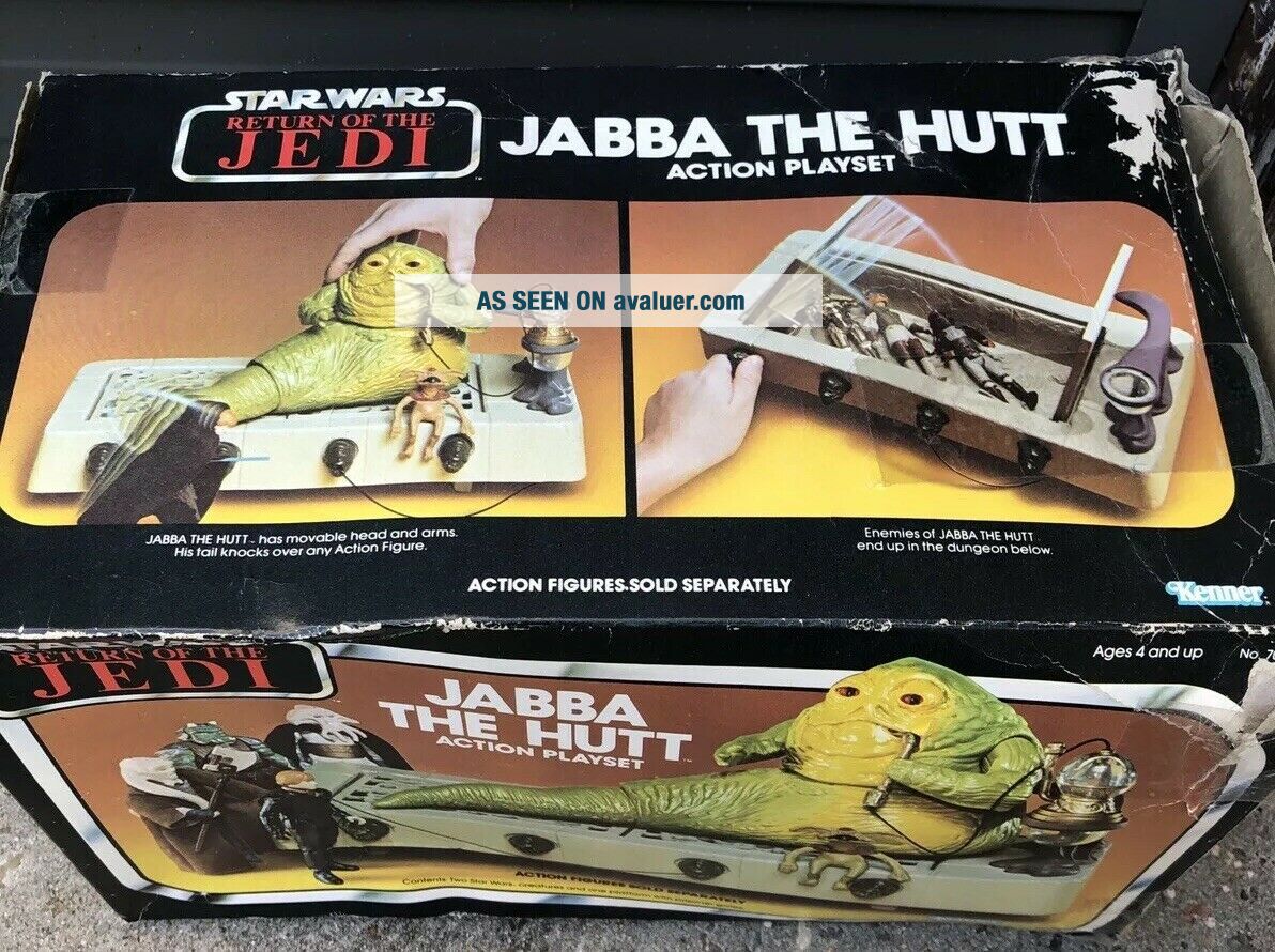 Star Wars Vintage JABBA THE HUTT Playset Complete ROTJ 1983 Kenner ...